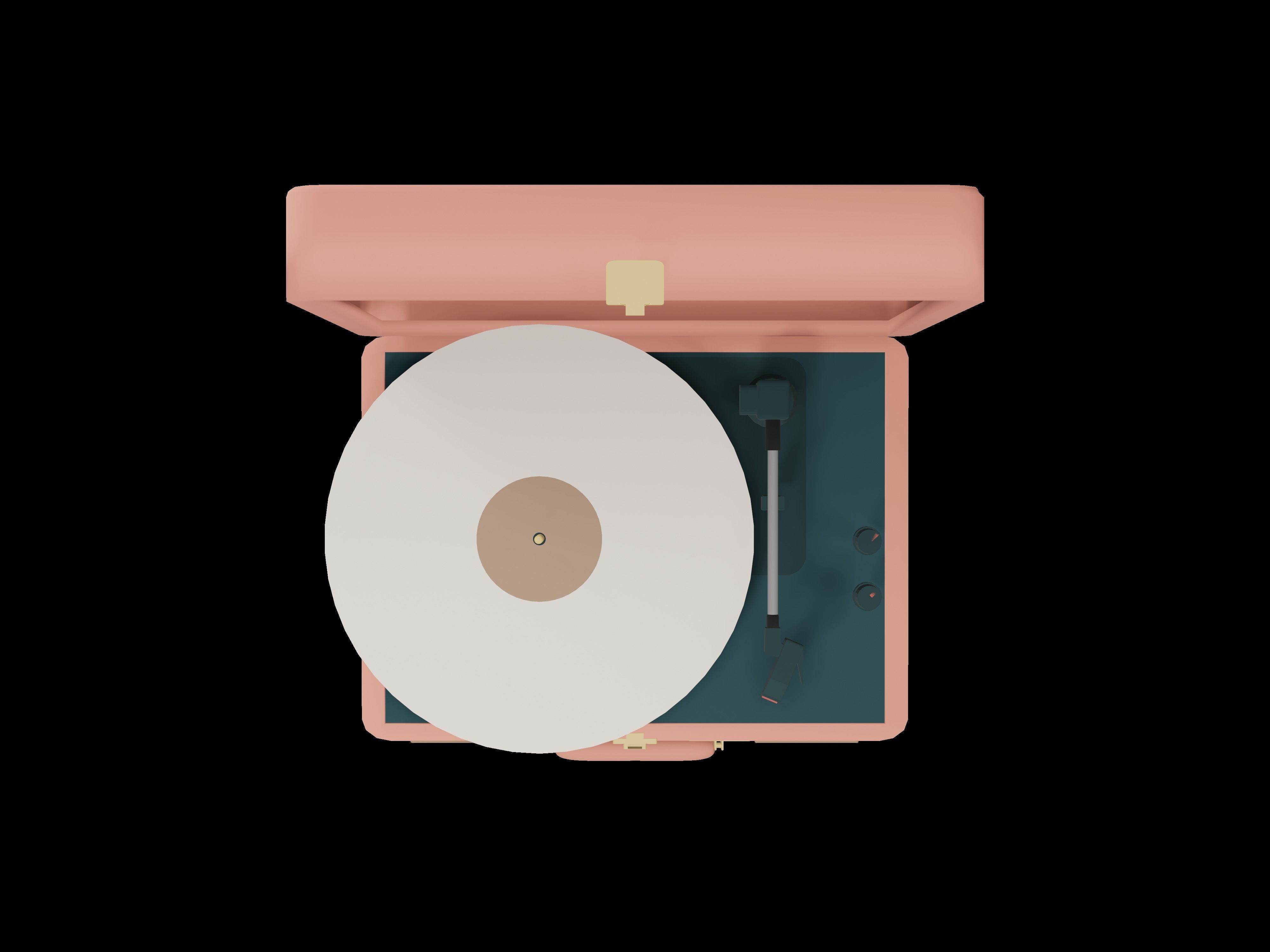 3D model minimal turn table VR / AR / low-poly | CGTrader