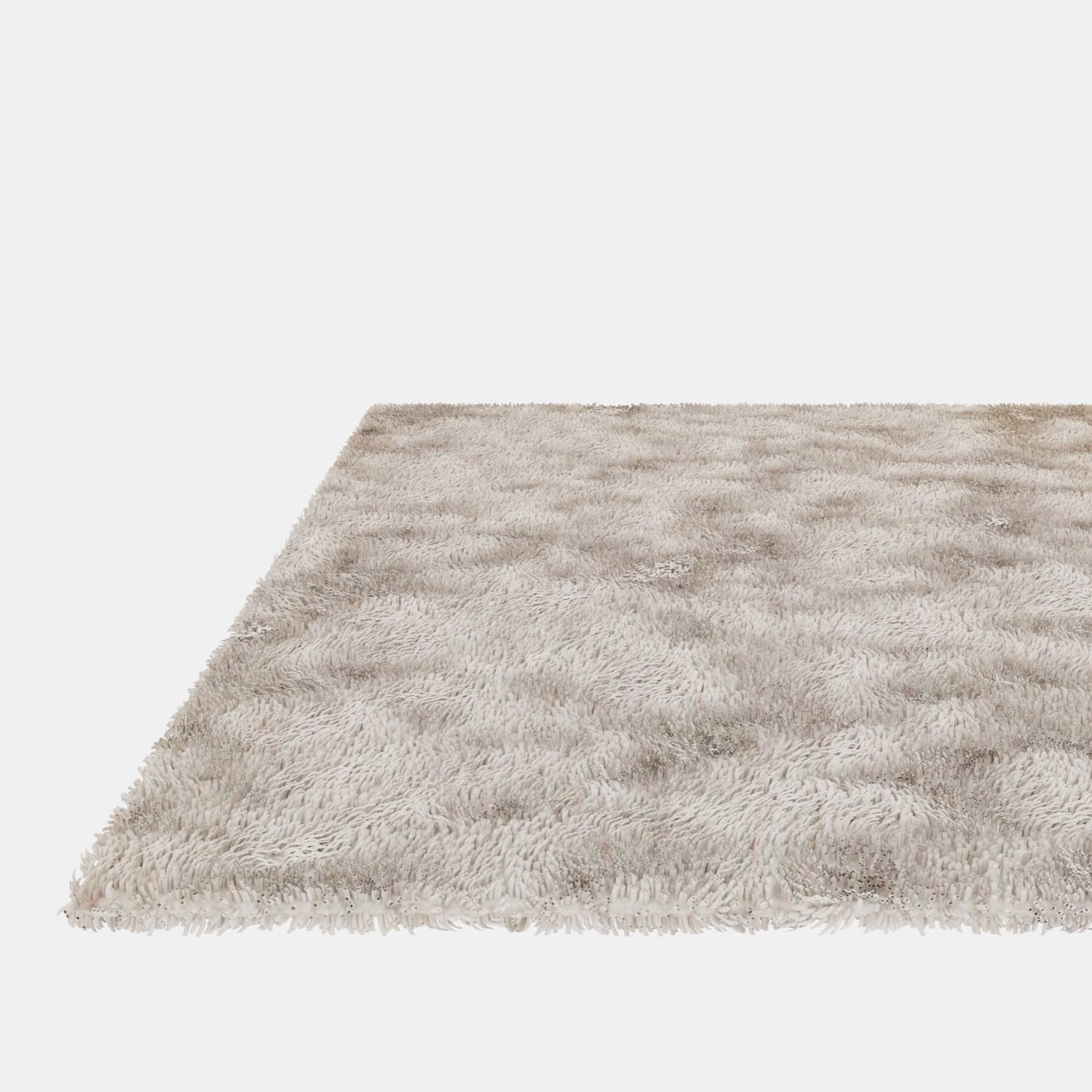carpet shaggy rug free 3D model | CGTrader
