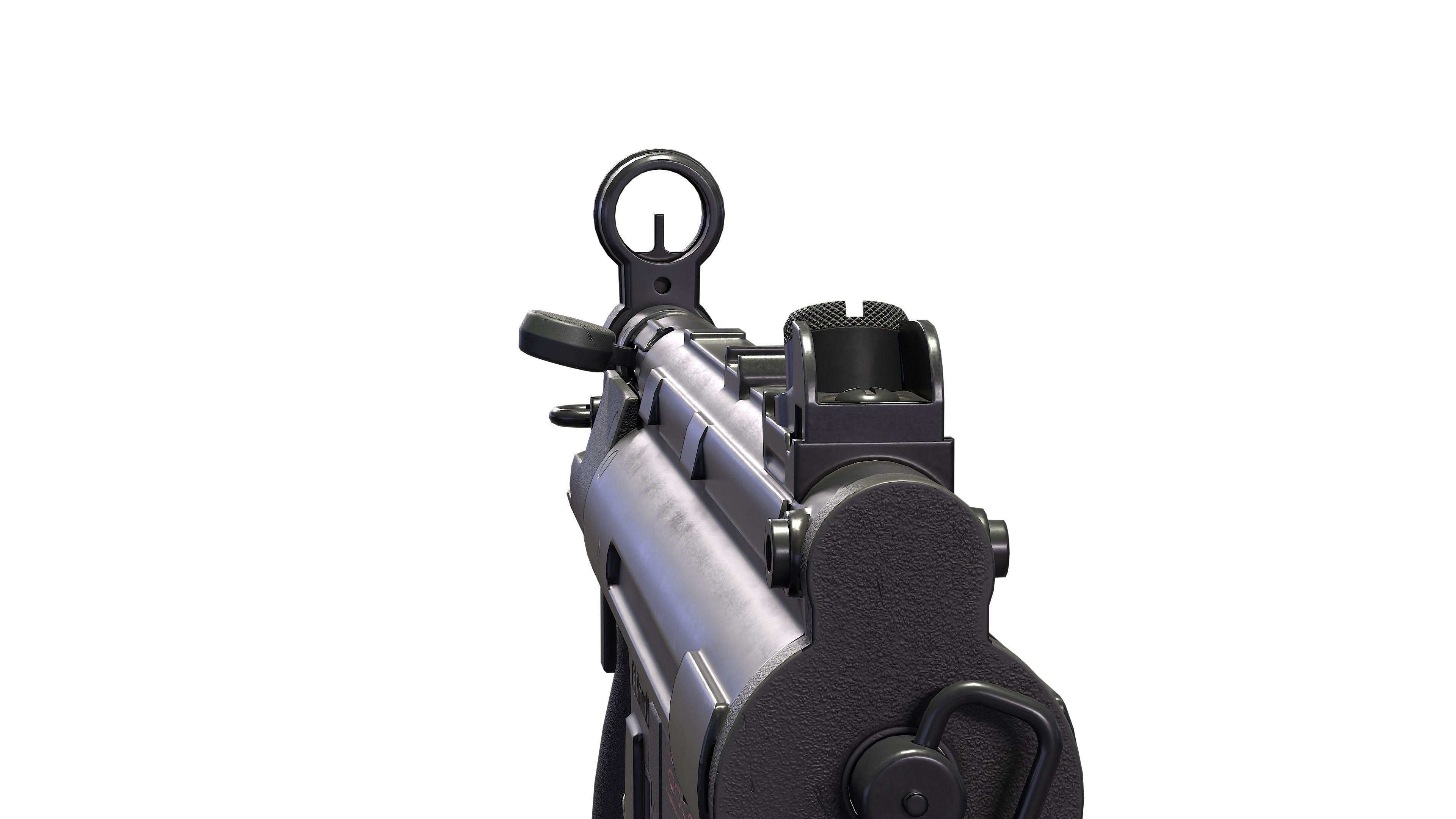 3D model MP5k submachine gun VR / AR / low-poly | CGTrader