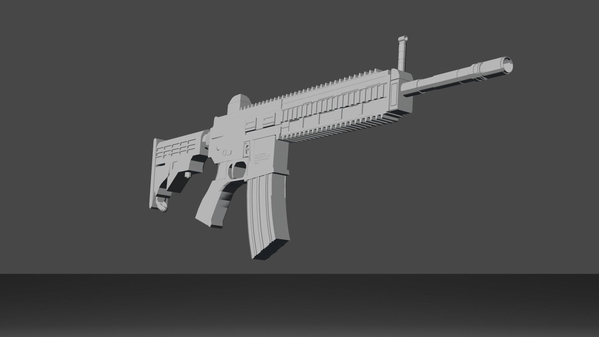 3D model Heckler Submachine Rifle VR / AR / low-poly | CGTrader