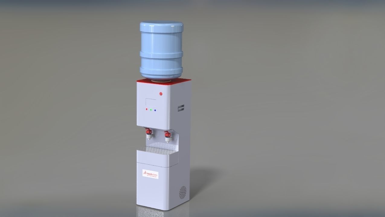 Water dispenser free 3D model | CGTrader