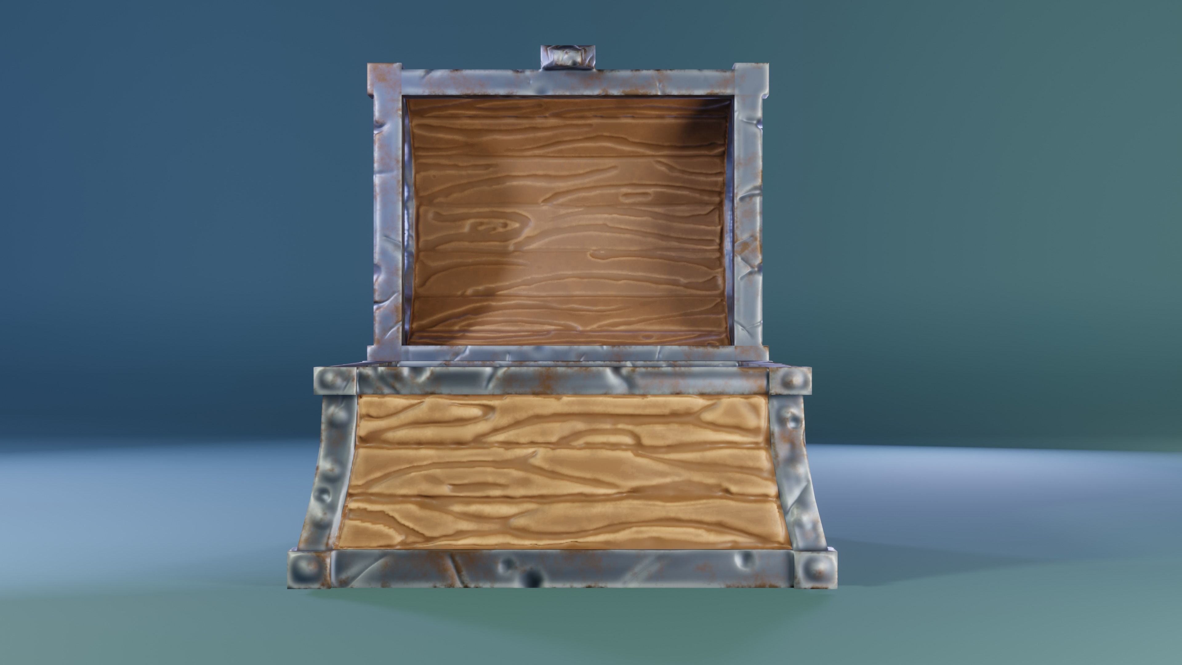 3D model Stylized Common Treasure Chest VR / AR / low-poly | CGTrader
