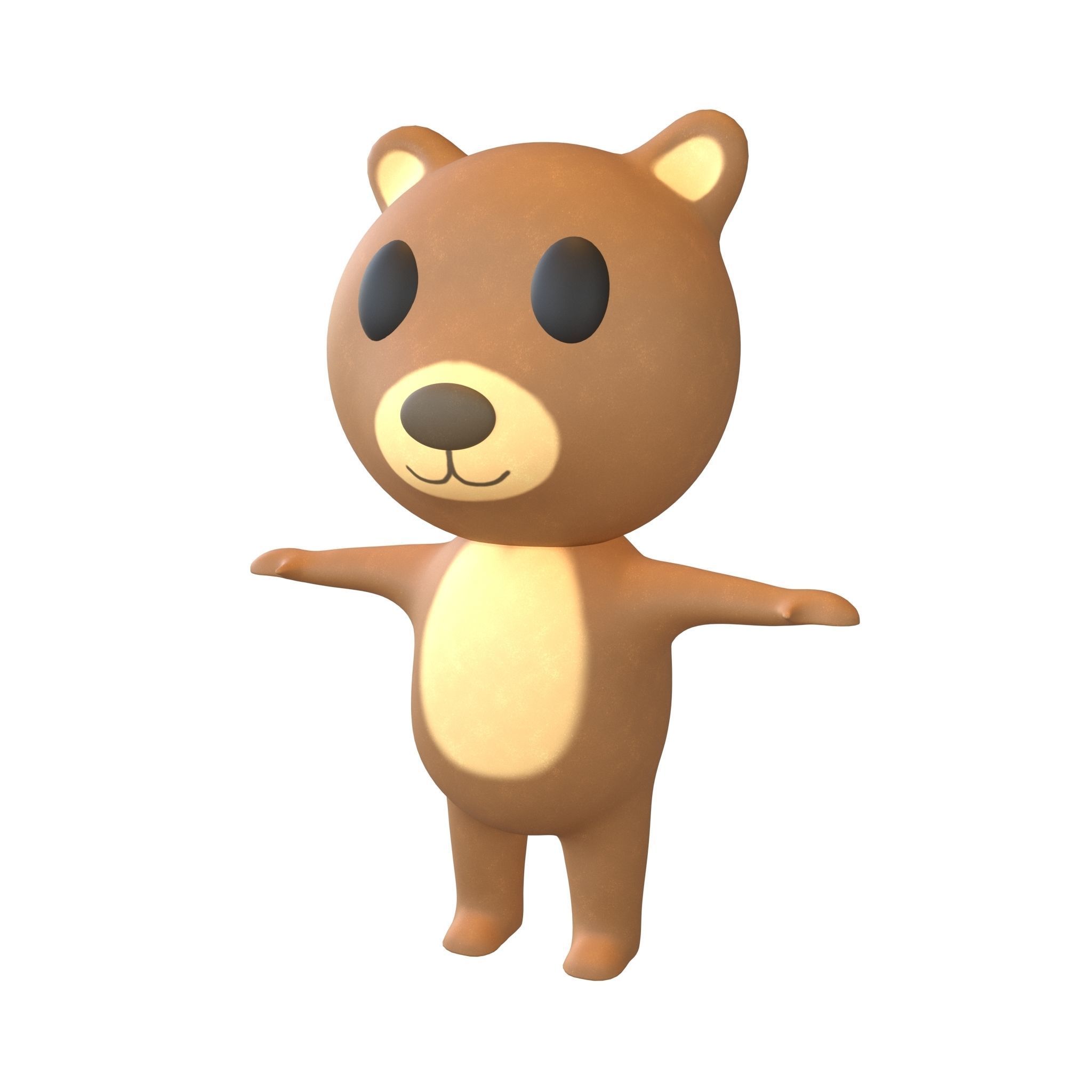 3D model Cartoon Animals Bear Character v1 001 VR / AR / low-poly ...