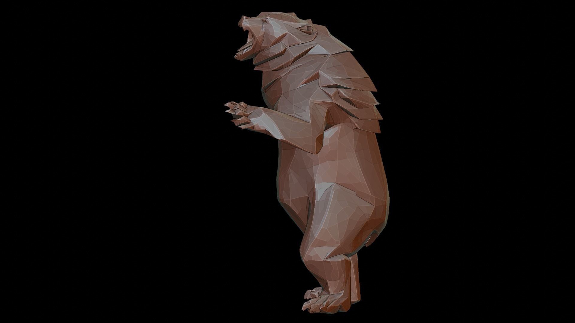 Bear miniature 3D model 3D printable | CGTrader