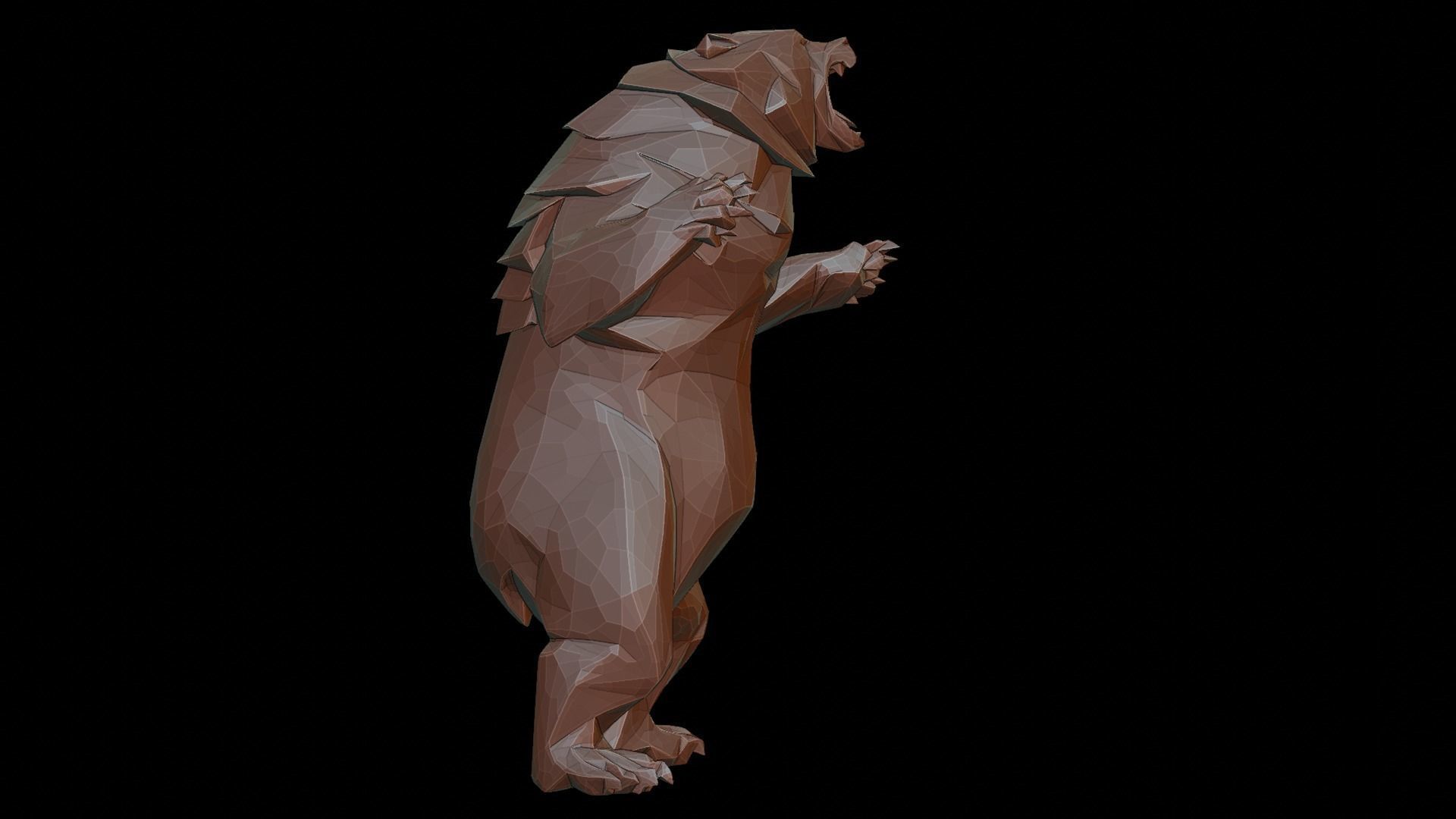 Bear miniature 3D model 3D printable | CGTrader