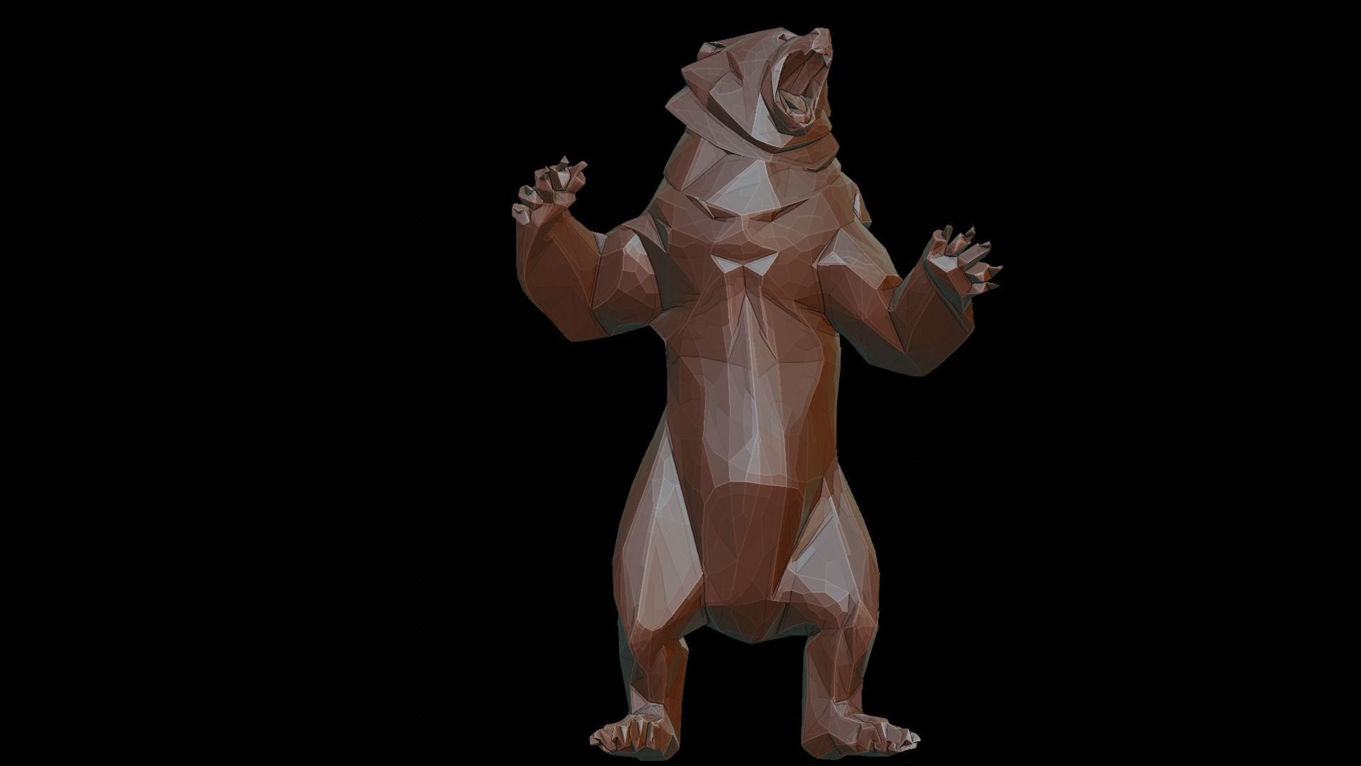 Bear miniature 3D model 3D printable | CGTrader