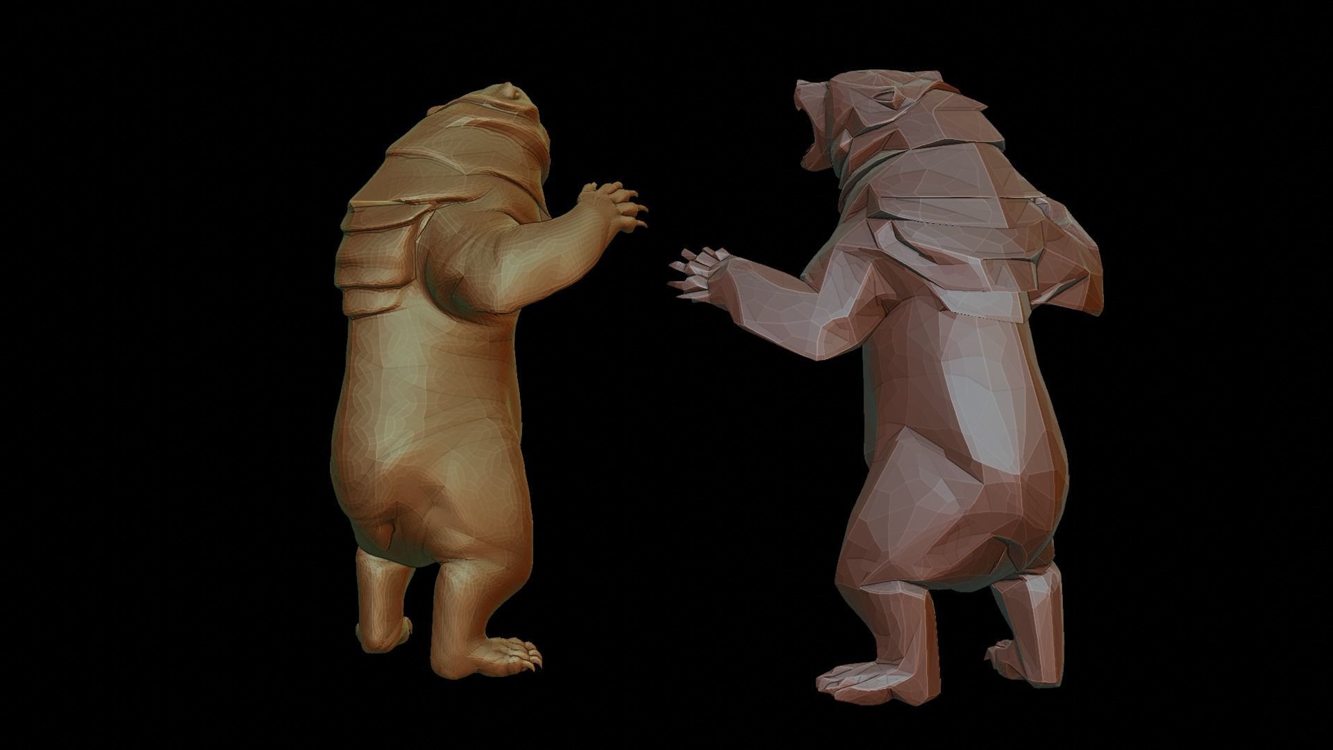 Bear miniature 3D model 3D printable | CGTrader
