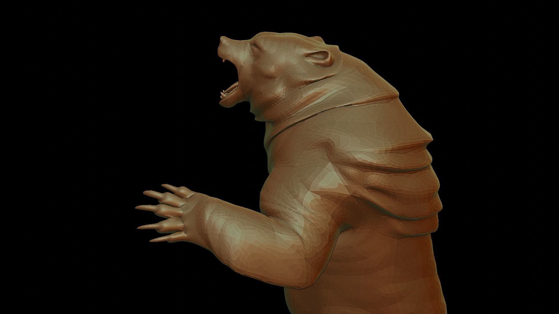 Bear miniature 3D model 3D printable | CGTrader