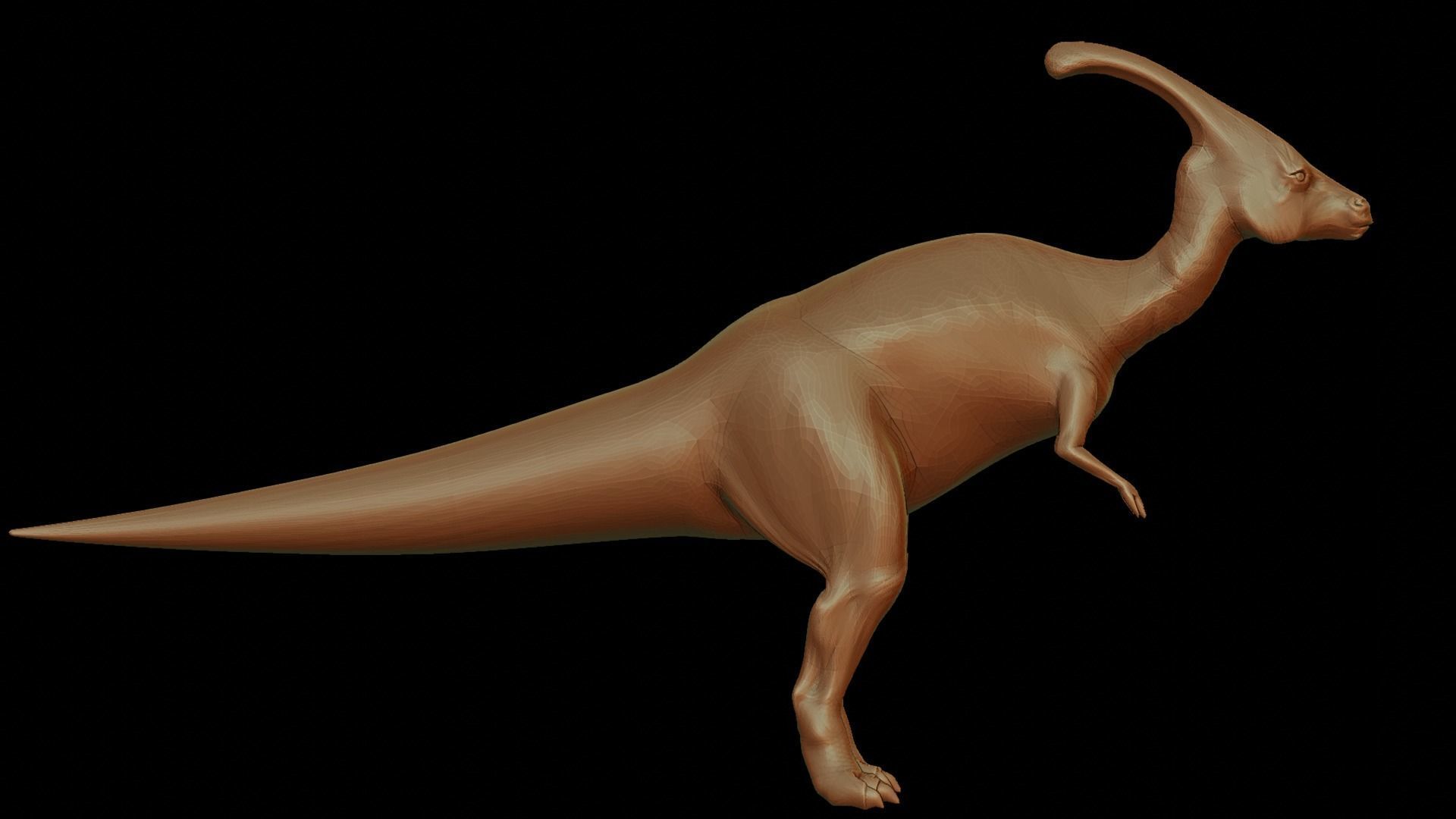 Parasaurus dinosaur 3D model 3D printable | CGTrader