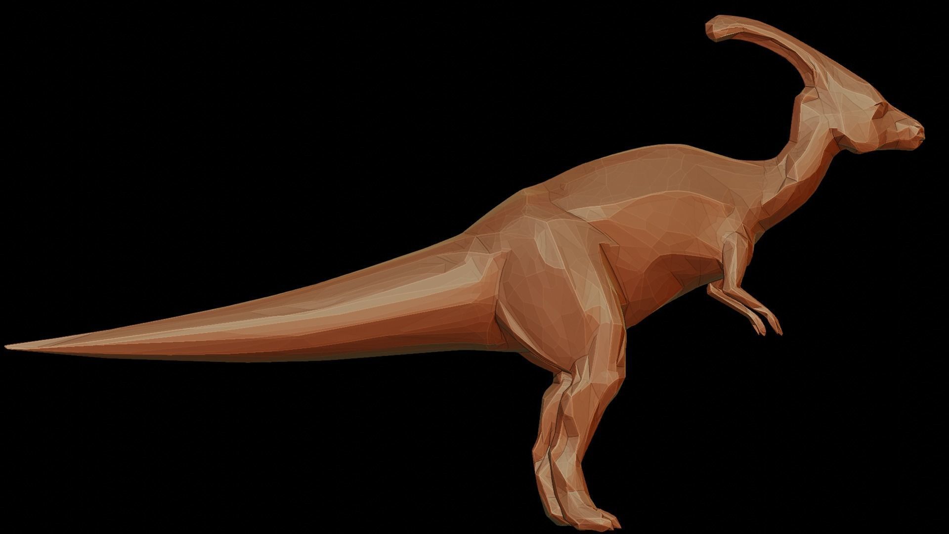 Parasaurus dinosaur 3D model 3D printable | CGTrader