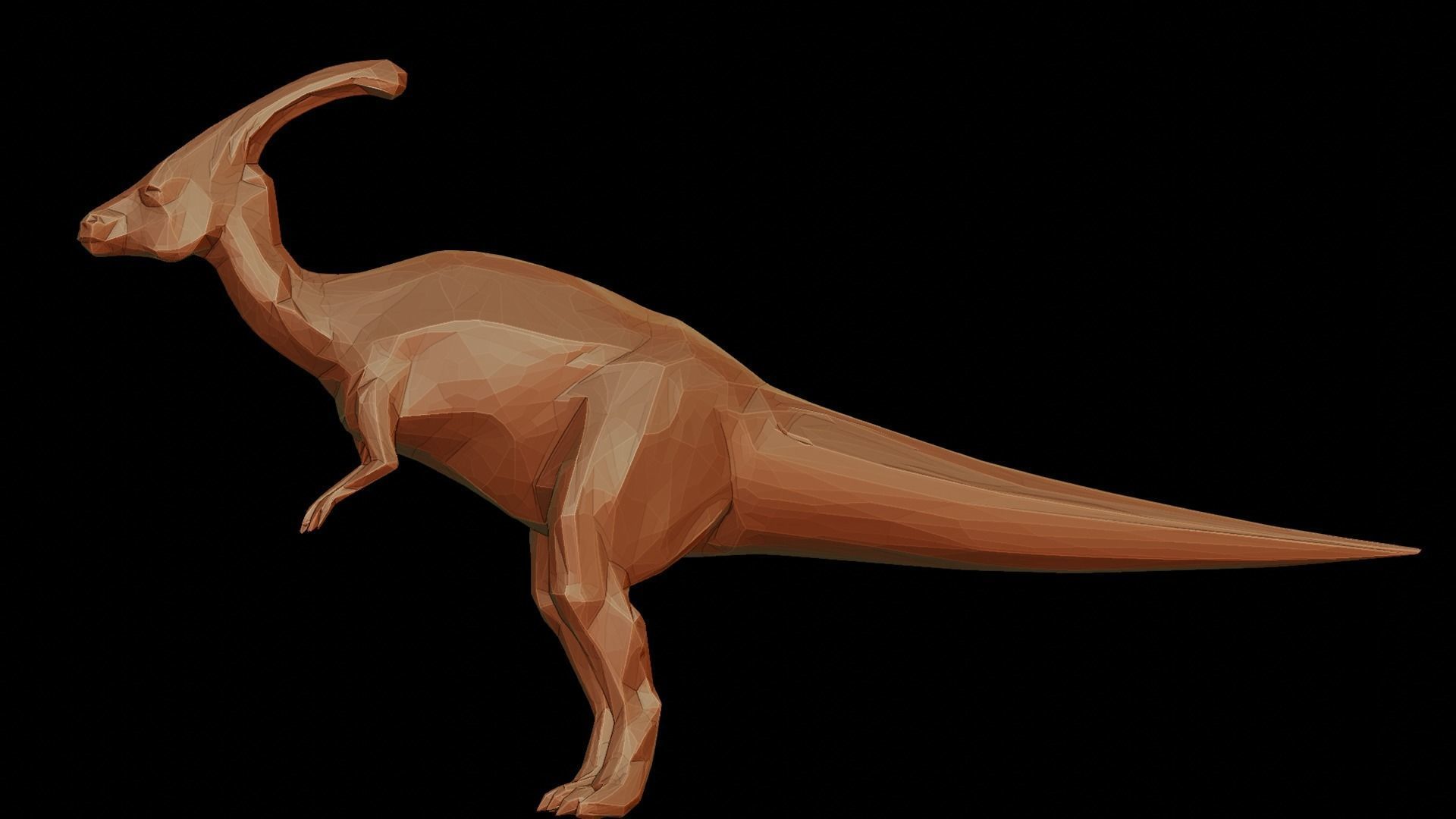 Parasaurus dinosaur 3D model 3D printable | CGTrader