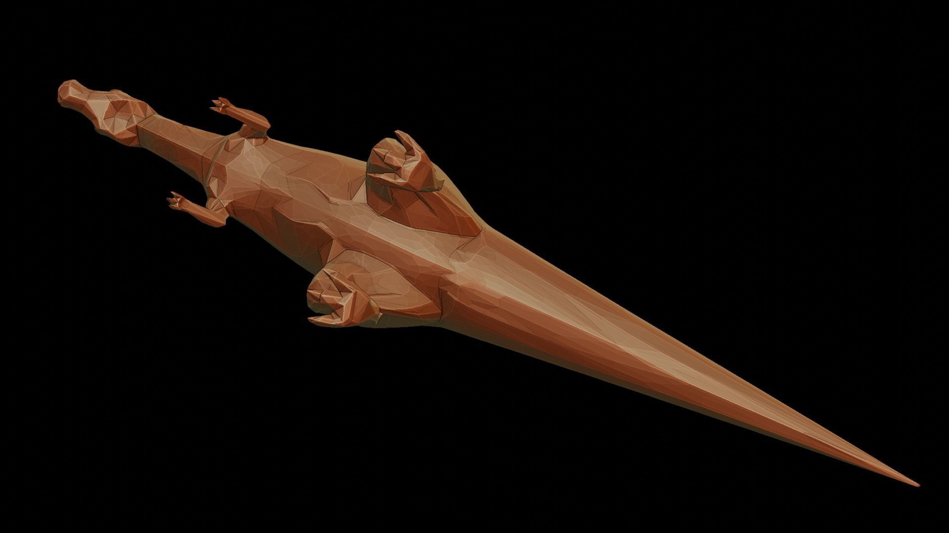 Parasaurus dinosaur 3D model 3D printable | CGTrader