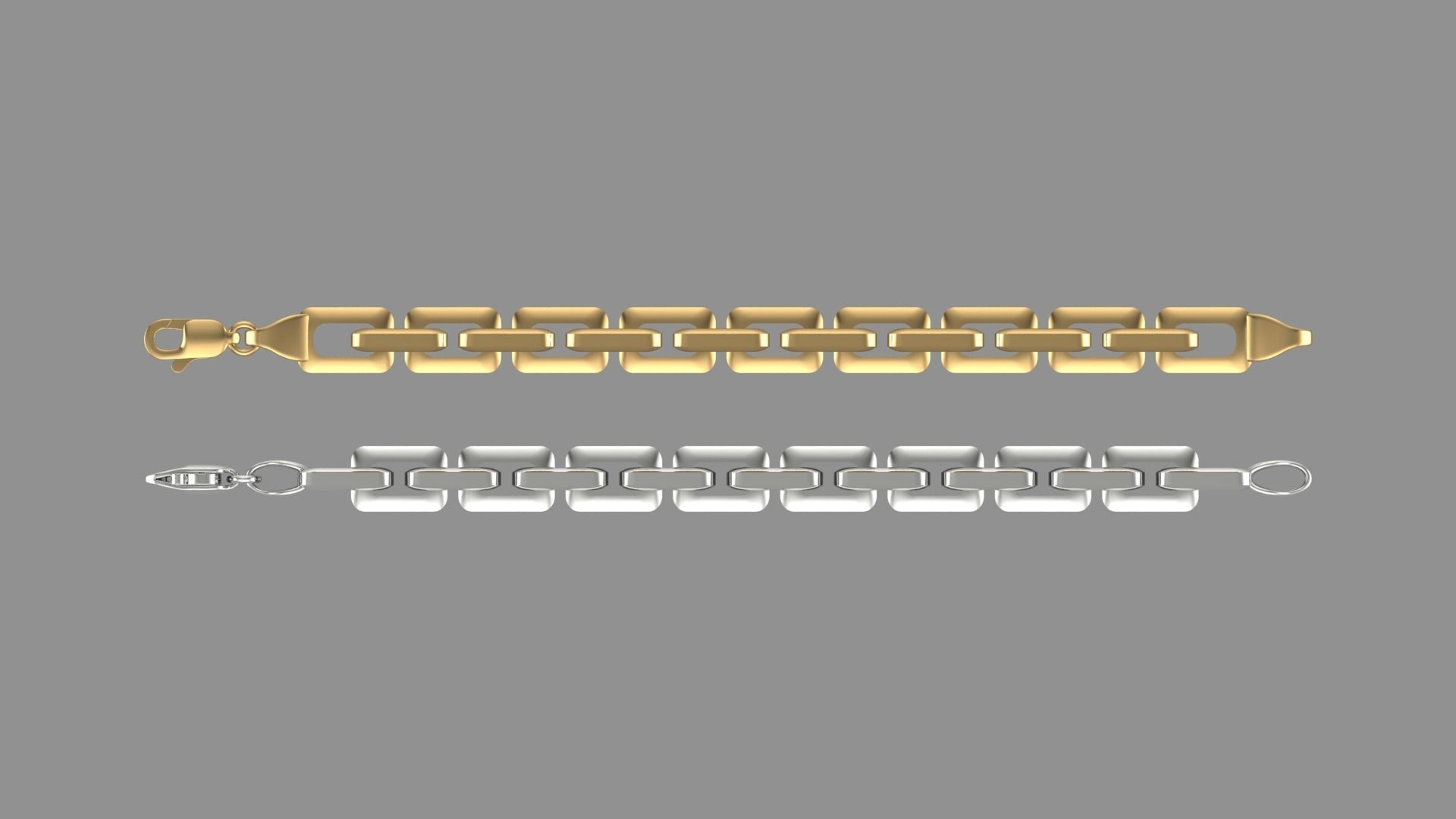 Chain Bracelet 3D model 3D printable | CGTrader