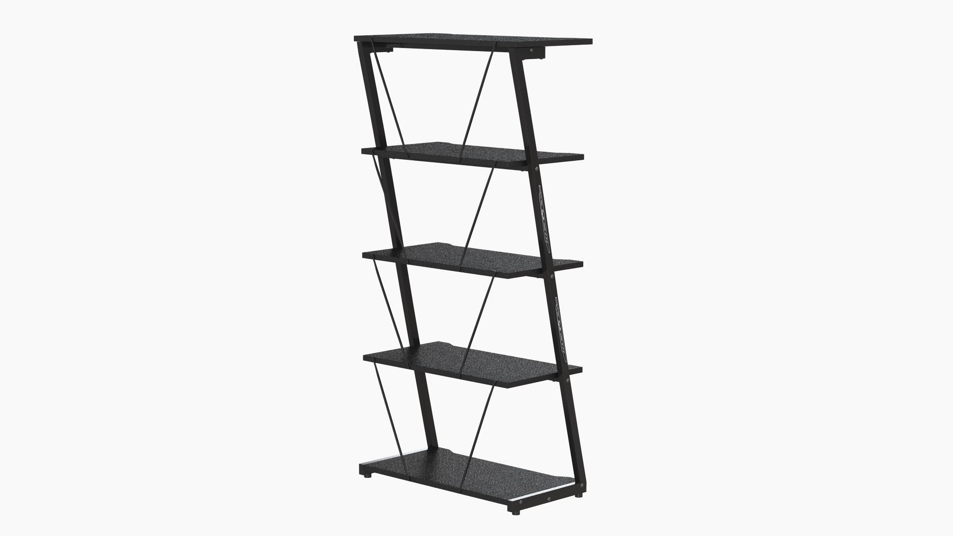 Langholm pc gaming shelf rack 3D model | CGTrader