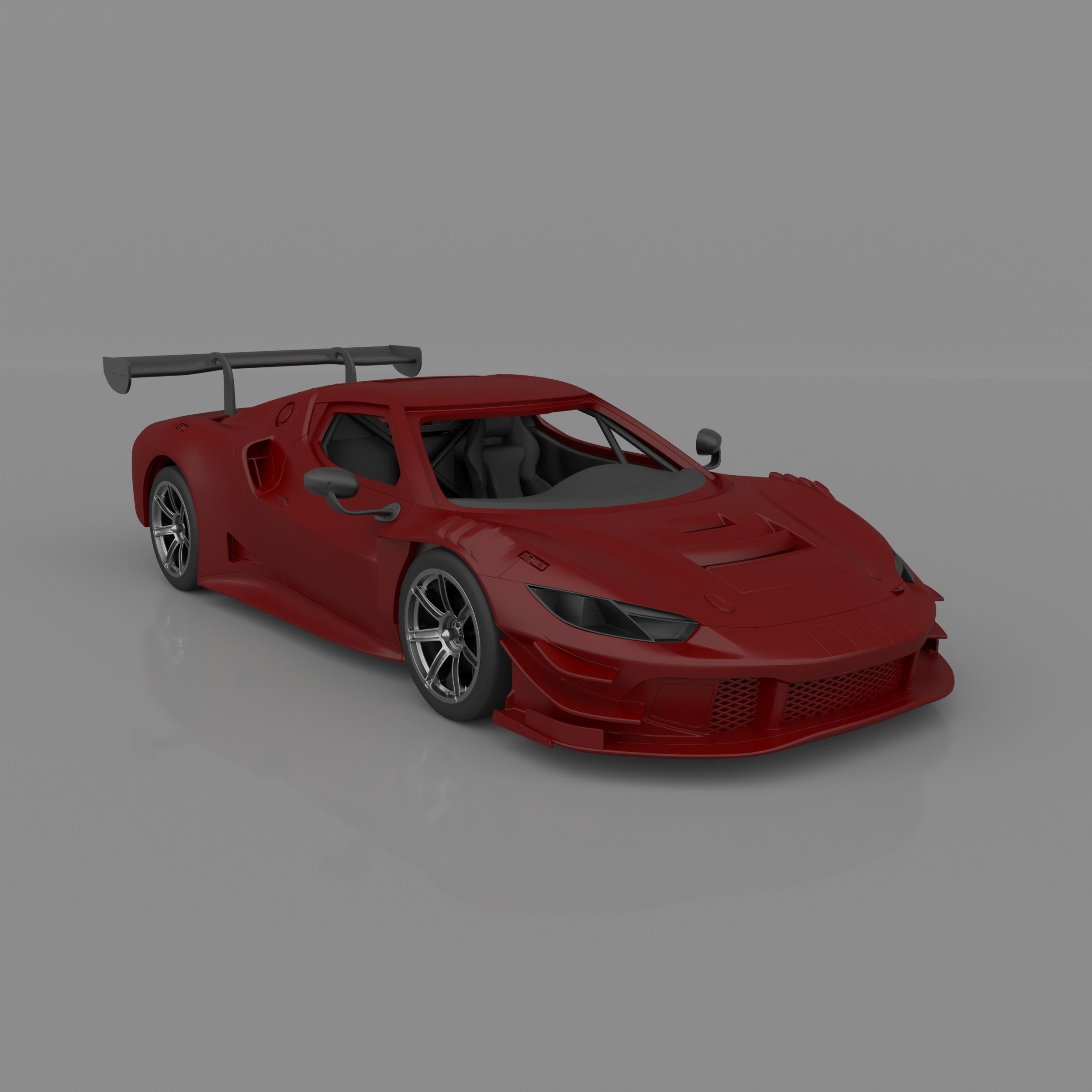 Ferrari 296 GT3 Cup Motorsport Ready to Print STL Files 3D model 3D ...