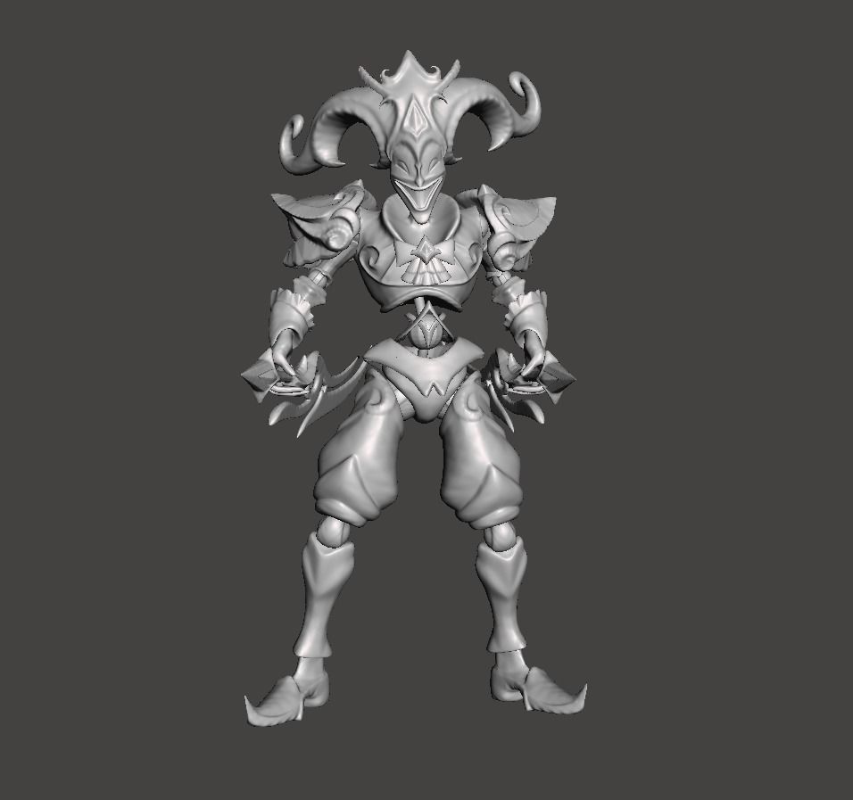Winterblessed Shaco 3D Model 3D model 3D printable | CGTrader