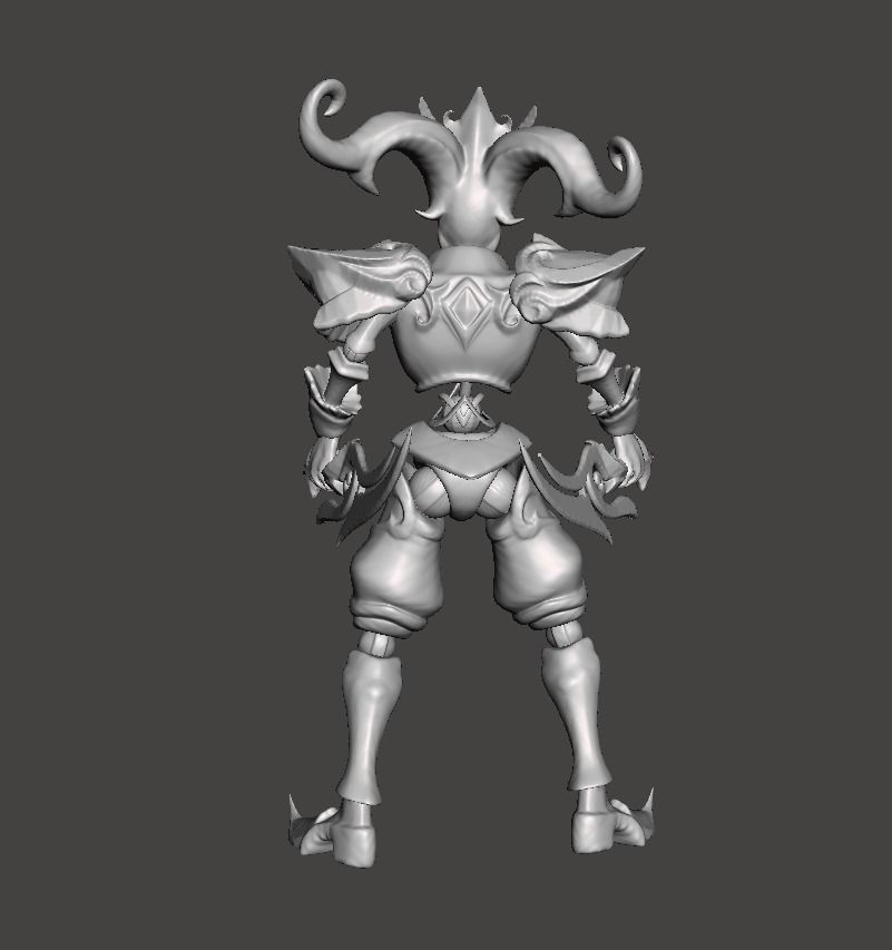 Winterblessed Shaco 3D Model 3D model 3D printable | CGTrader