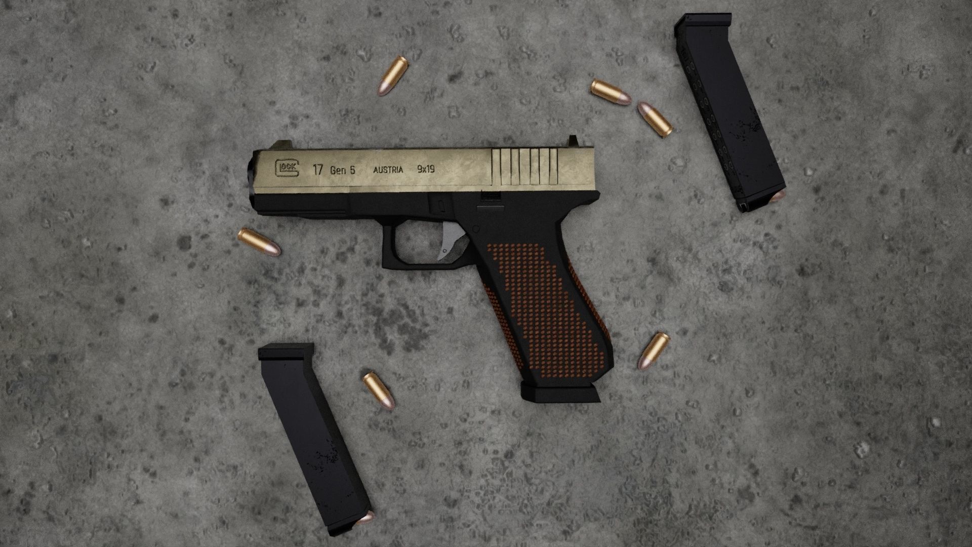 3D Model of HandGun 3D model | CGTrader