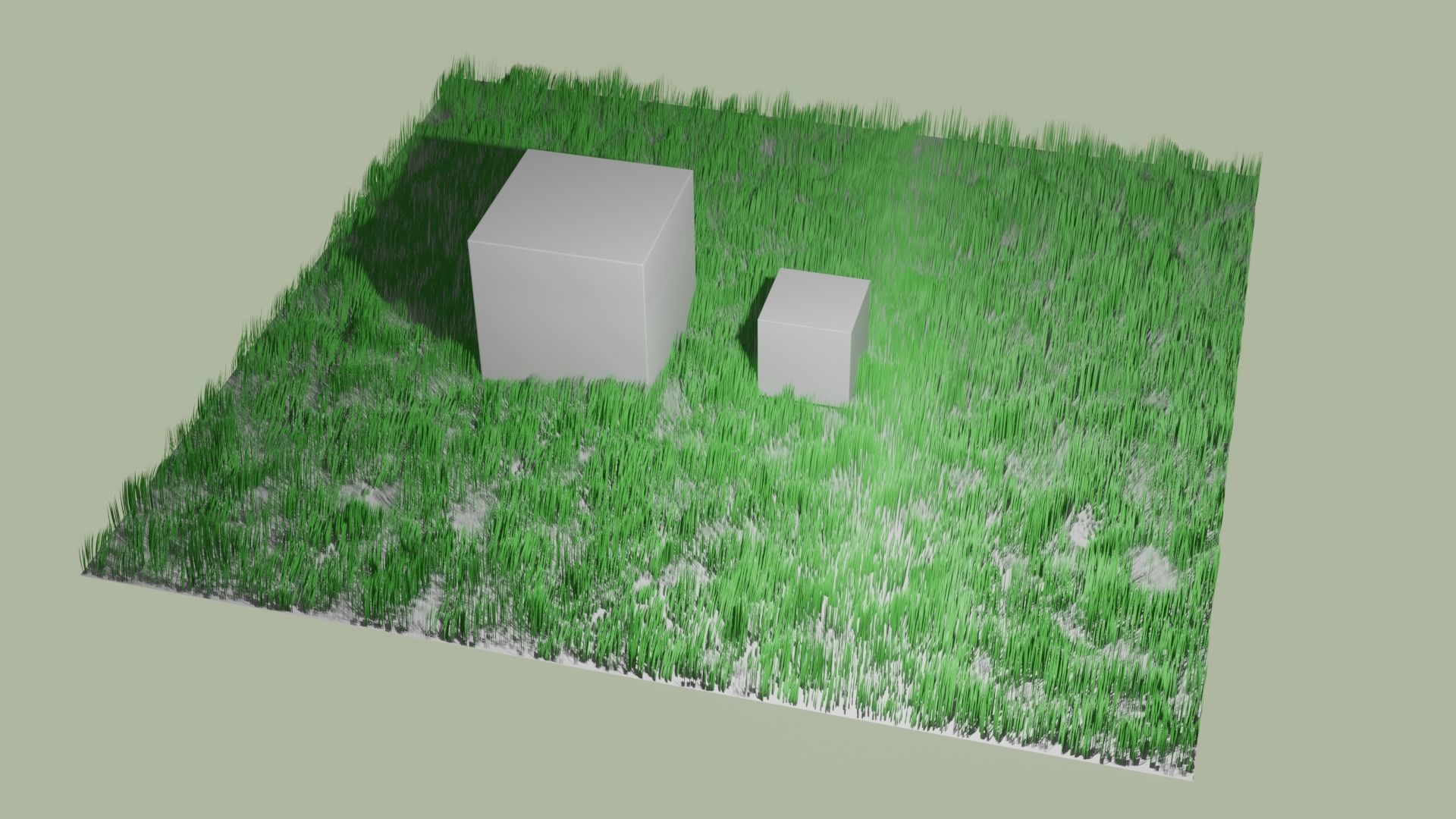 3D model geometry node grass generator VR / AR / low-poly | CGTrader