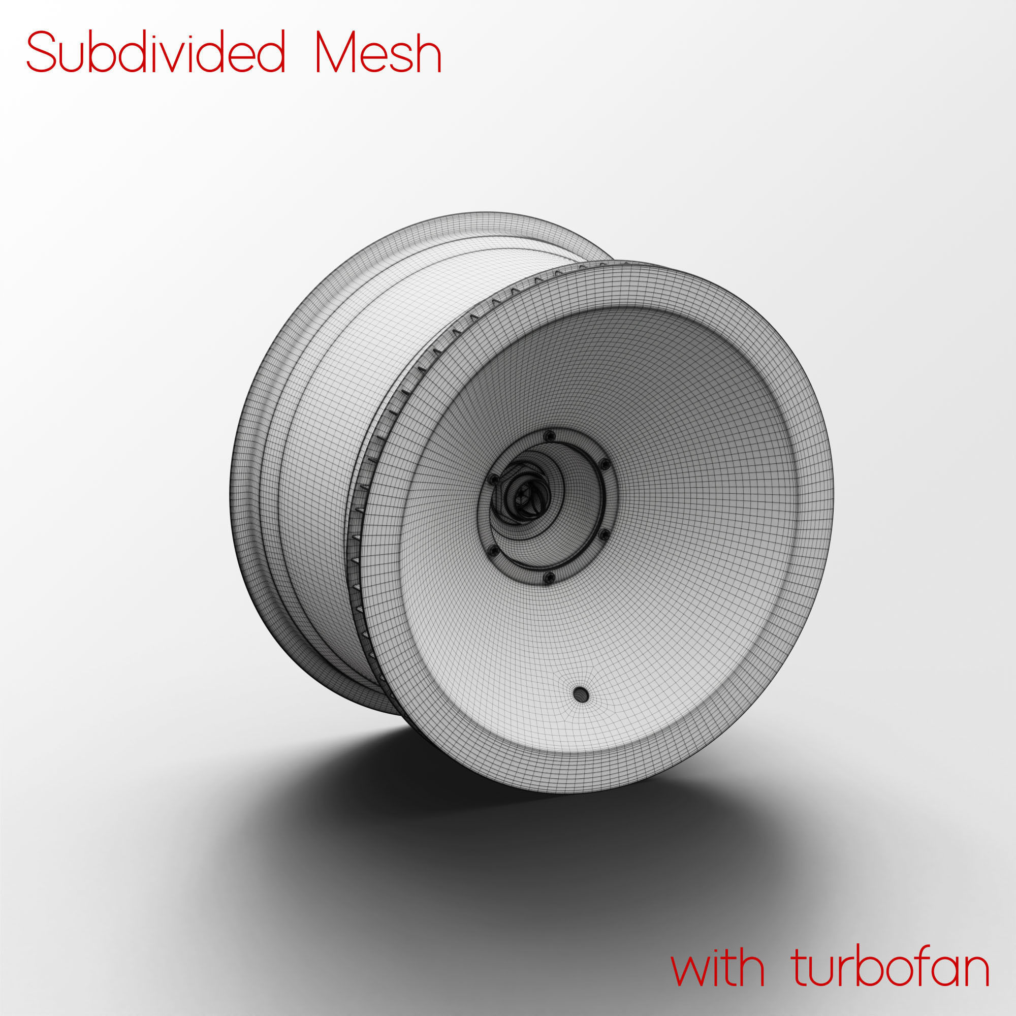 BBS Turbofan Rim Audi 90 quattro IMSA GTO 3D Model 3D model | CGTrader