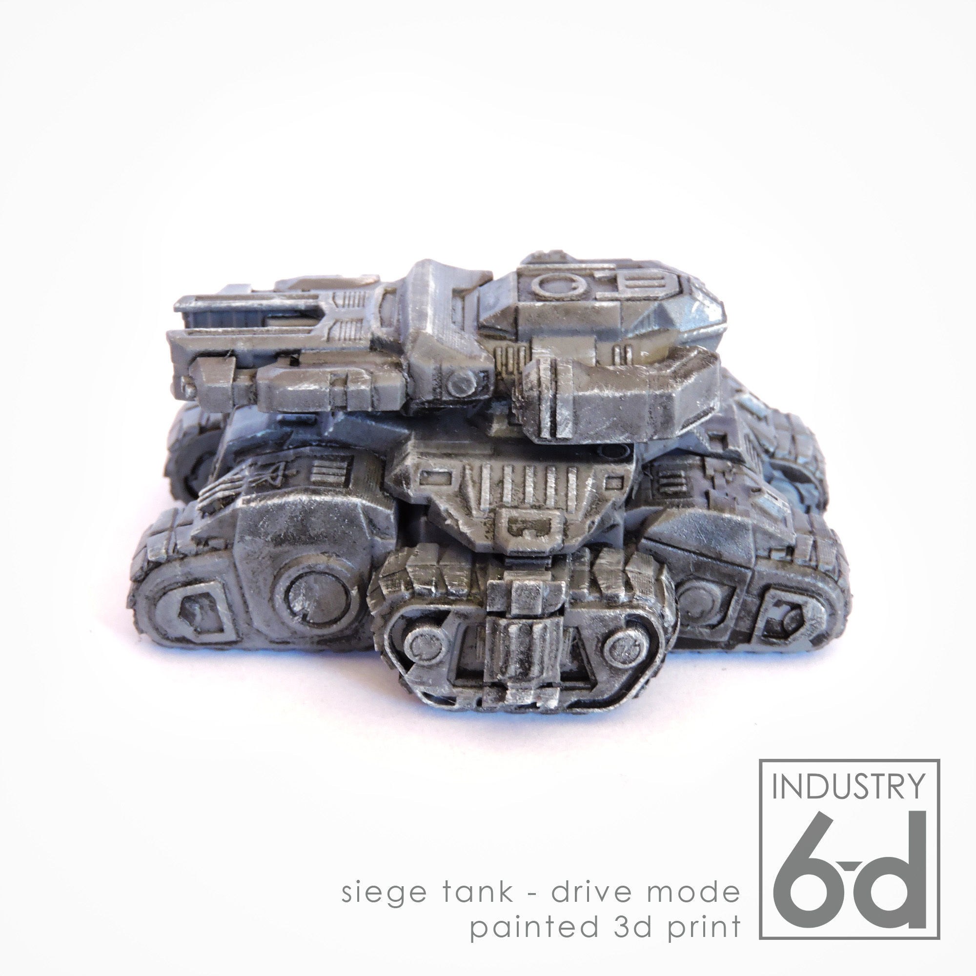Siege Tank - Drive Mode 3D model 3D printable | CGTrader