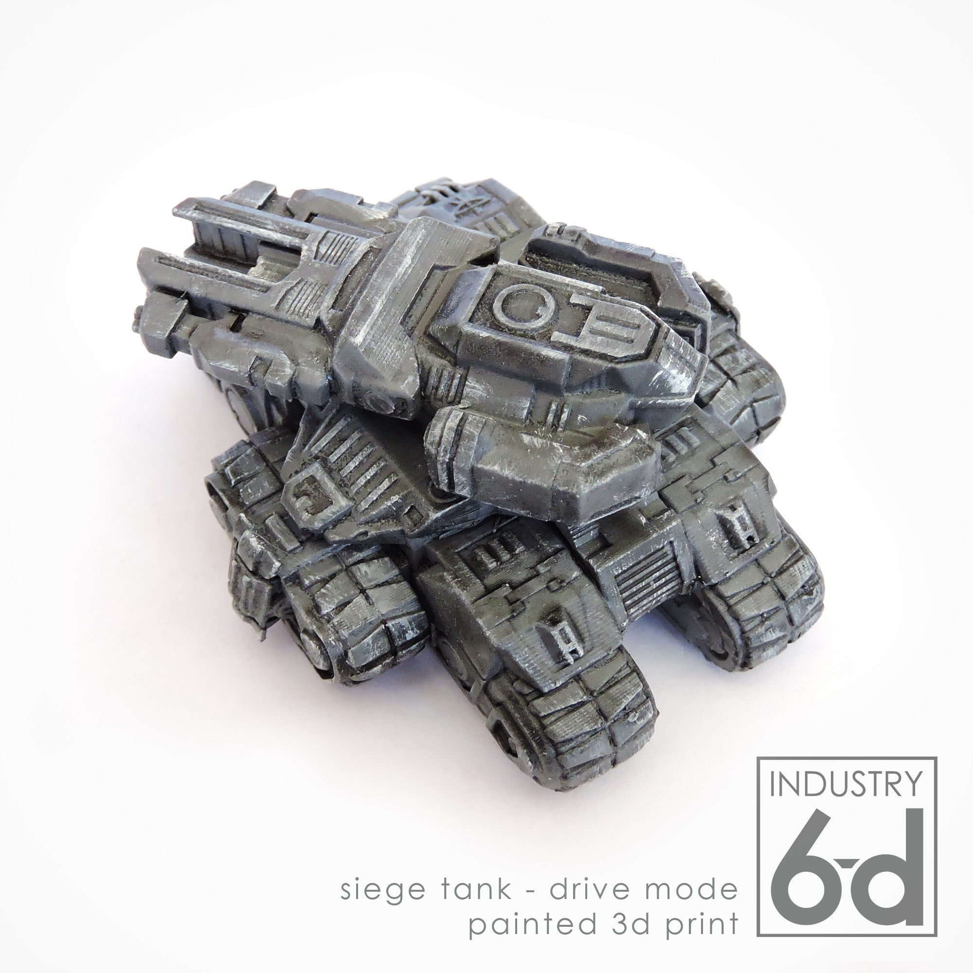 Siege Tank - Drive Mode 3D model 3D printable | CGTrader