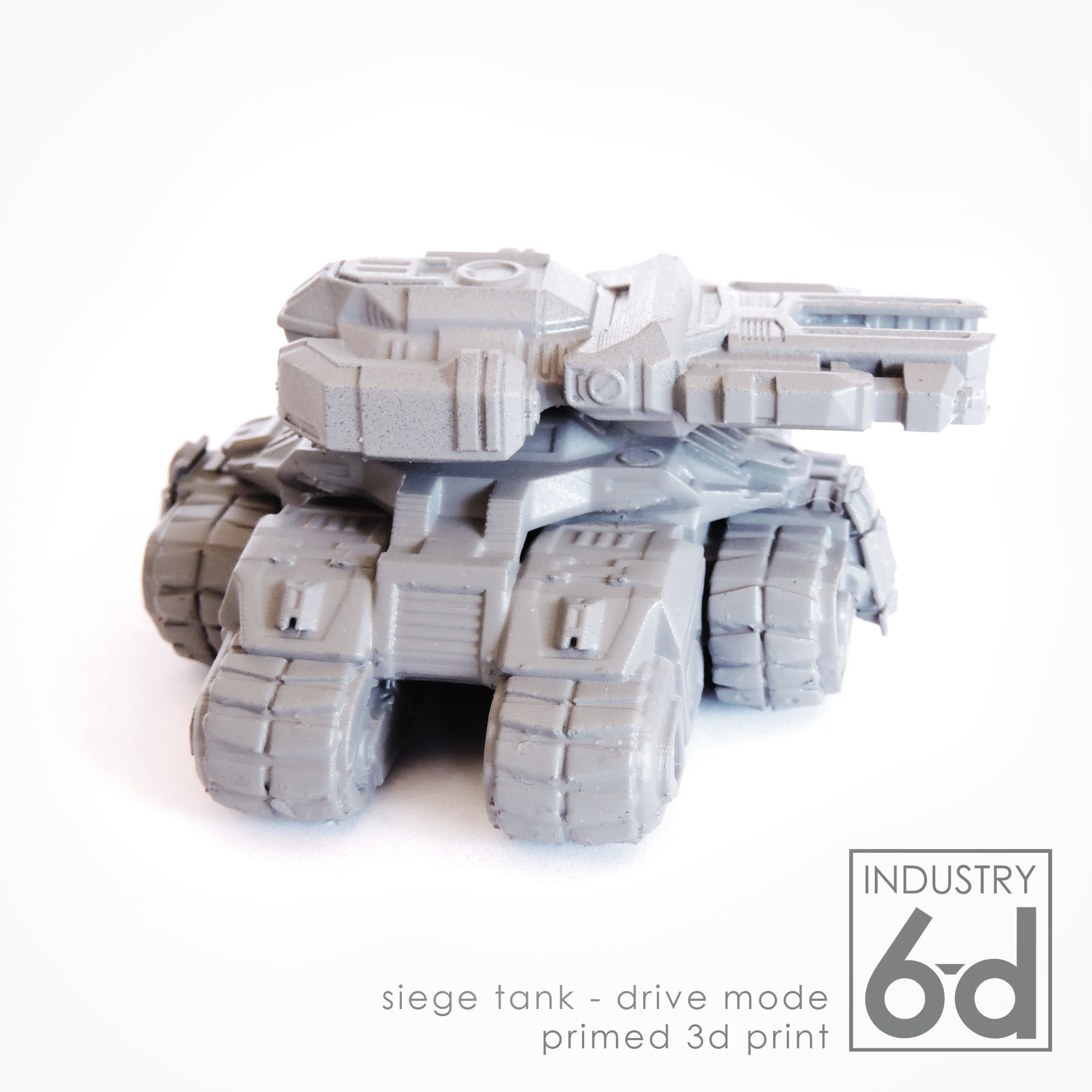 Siege Tank - Drive Mode 3D model 3D printable | CGTrader