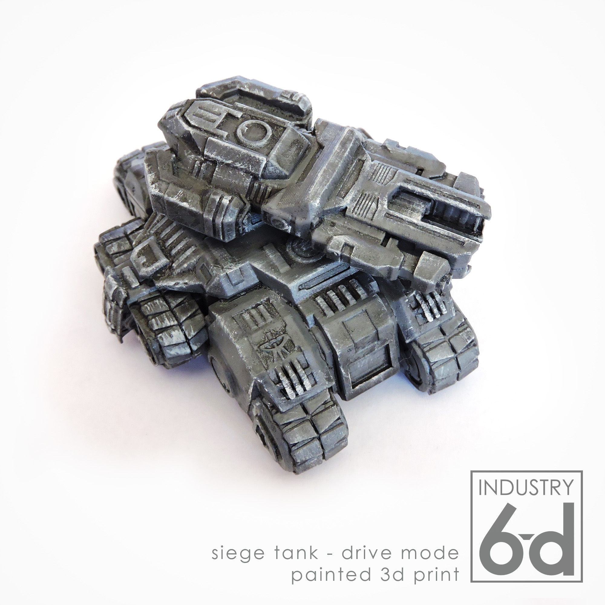 Siege Tank - Drive Mode 3D model 3D printable | CGTrader