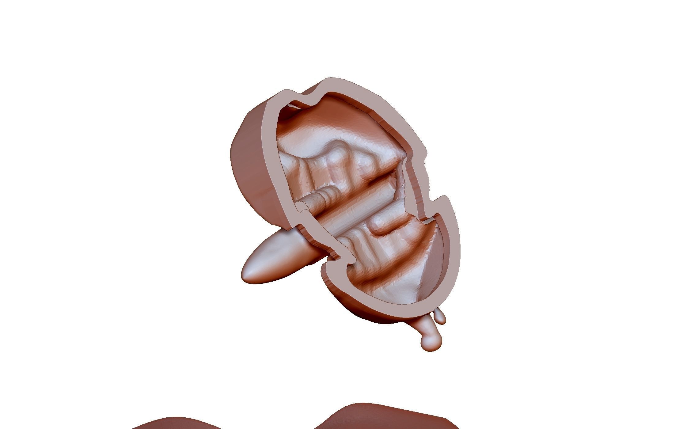 Lips Woman Jap Gun 3D model 3D printable | CGTrader