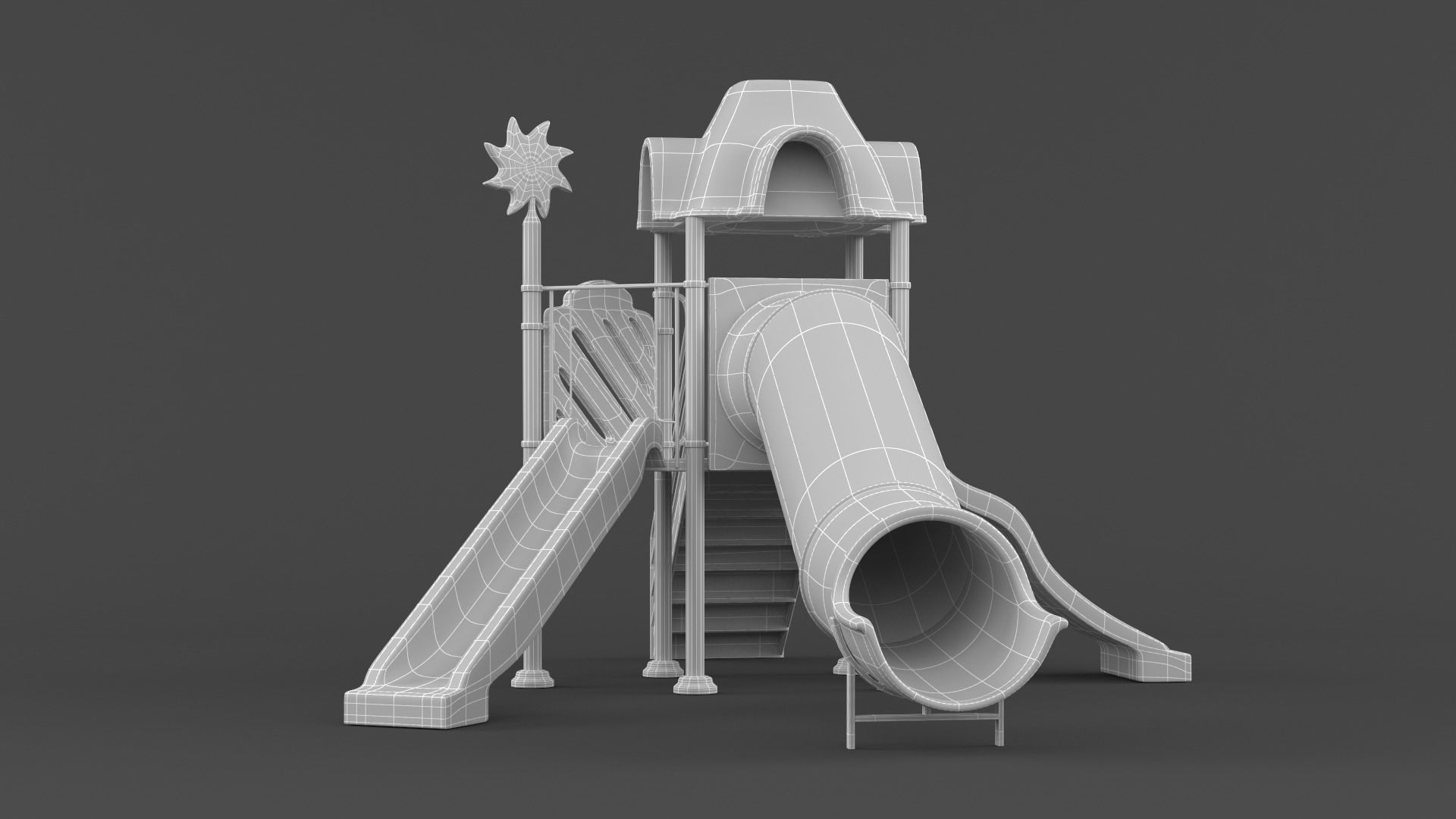 Children Slide Playground 3D model | CGTrader