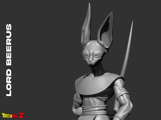 Lord beerus - Dragon ball Super 3D model 3D printable | CGTrader