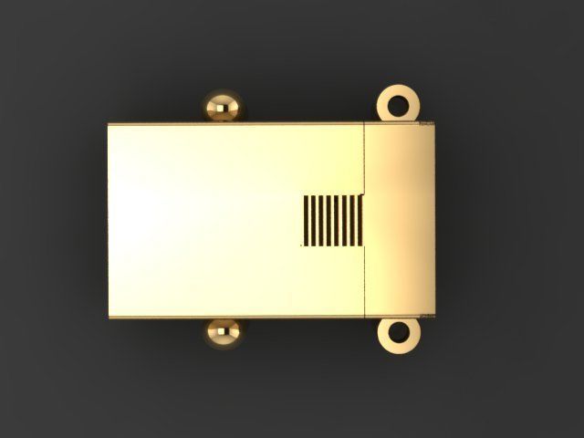 clasp box simple 3D model 3D printable | CGTrader