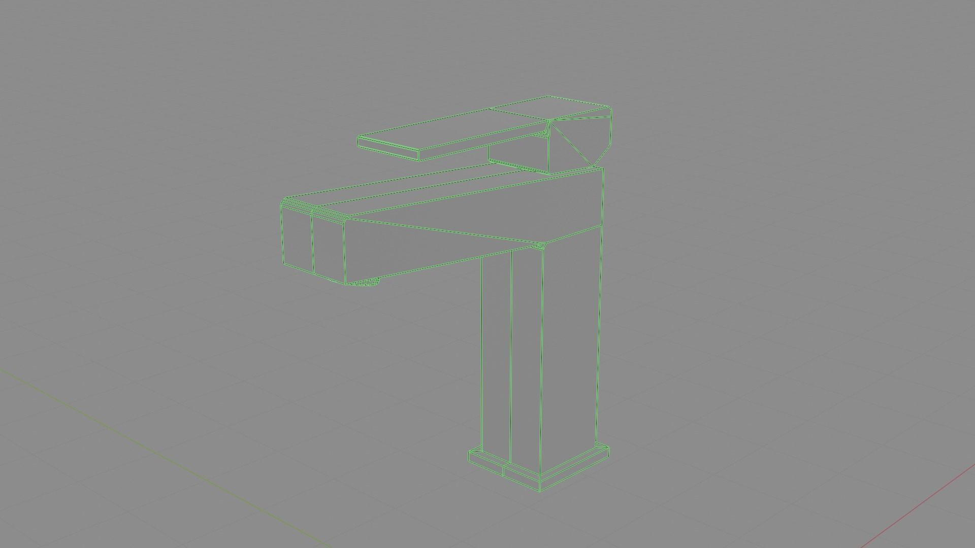 3D model Modern black bathroom faucet VR / AR / low-poly | CGTrader