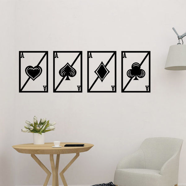 Aces Card Wall Decor 3D model 3D printable | CGTrader