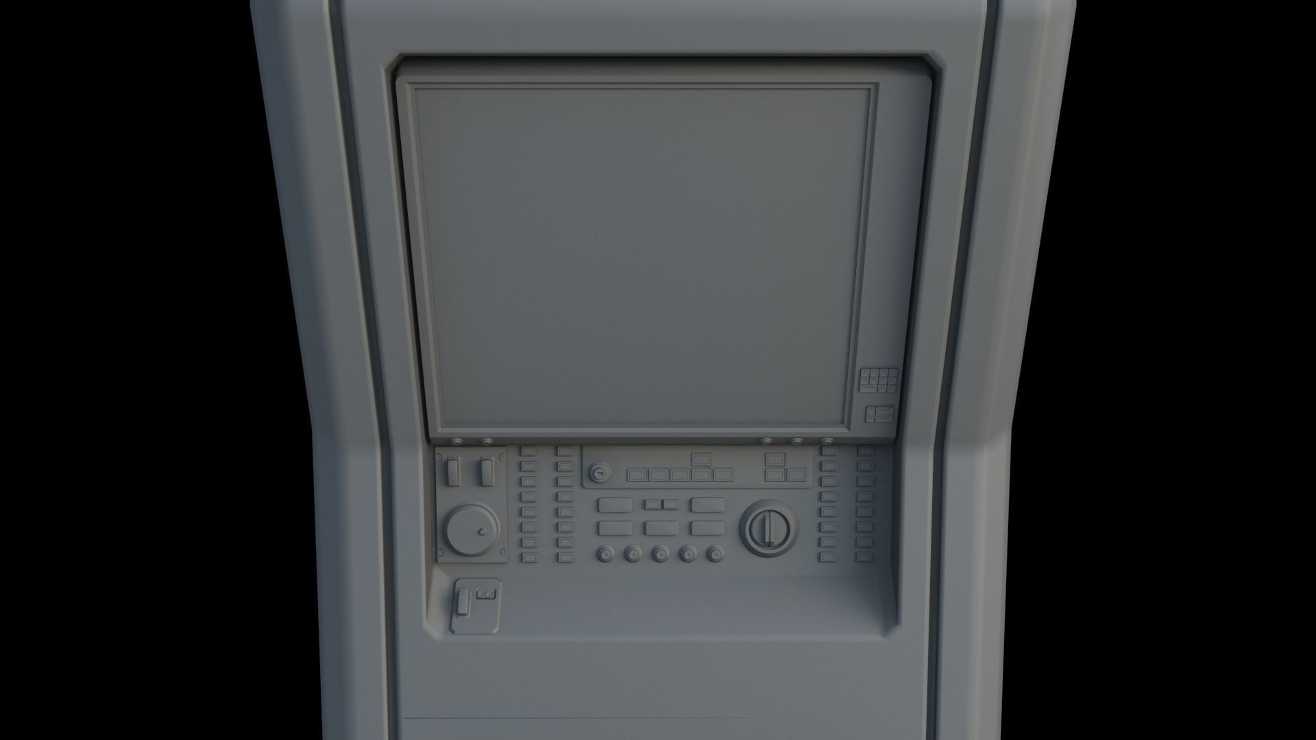 Sci-Fi Control Panels 3D model | CGTrader