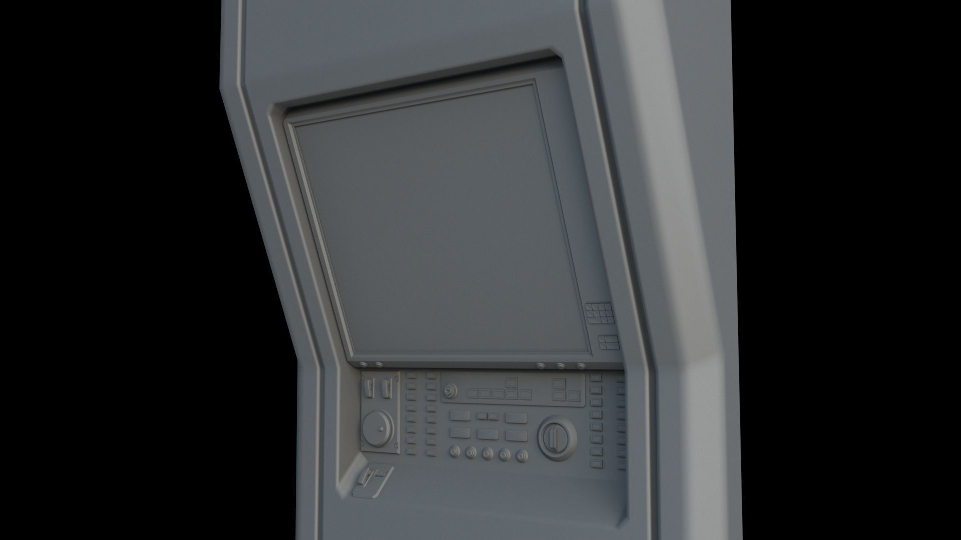 Sci-Fi Control Panels 3D model | CGTrader