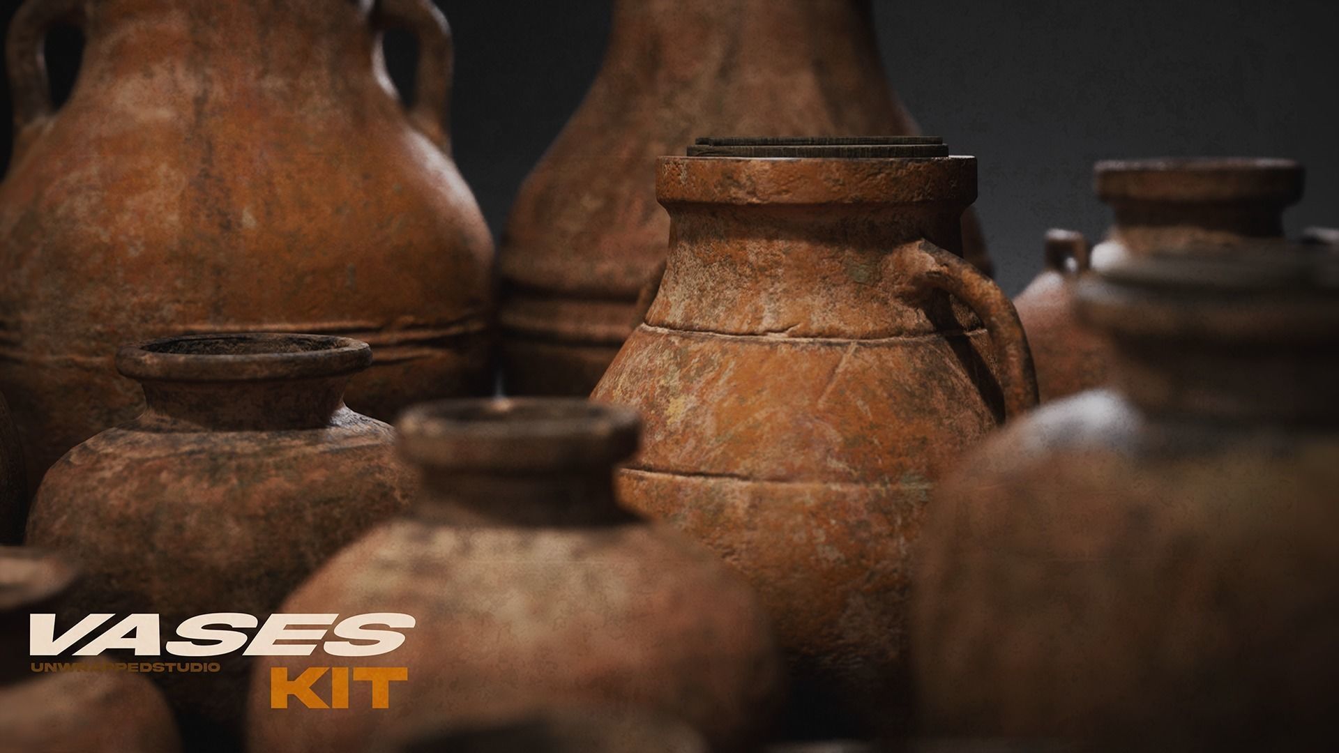 3D model Vases Kit VR / AR / low-poly | CGTrader