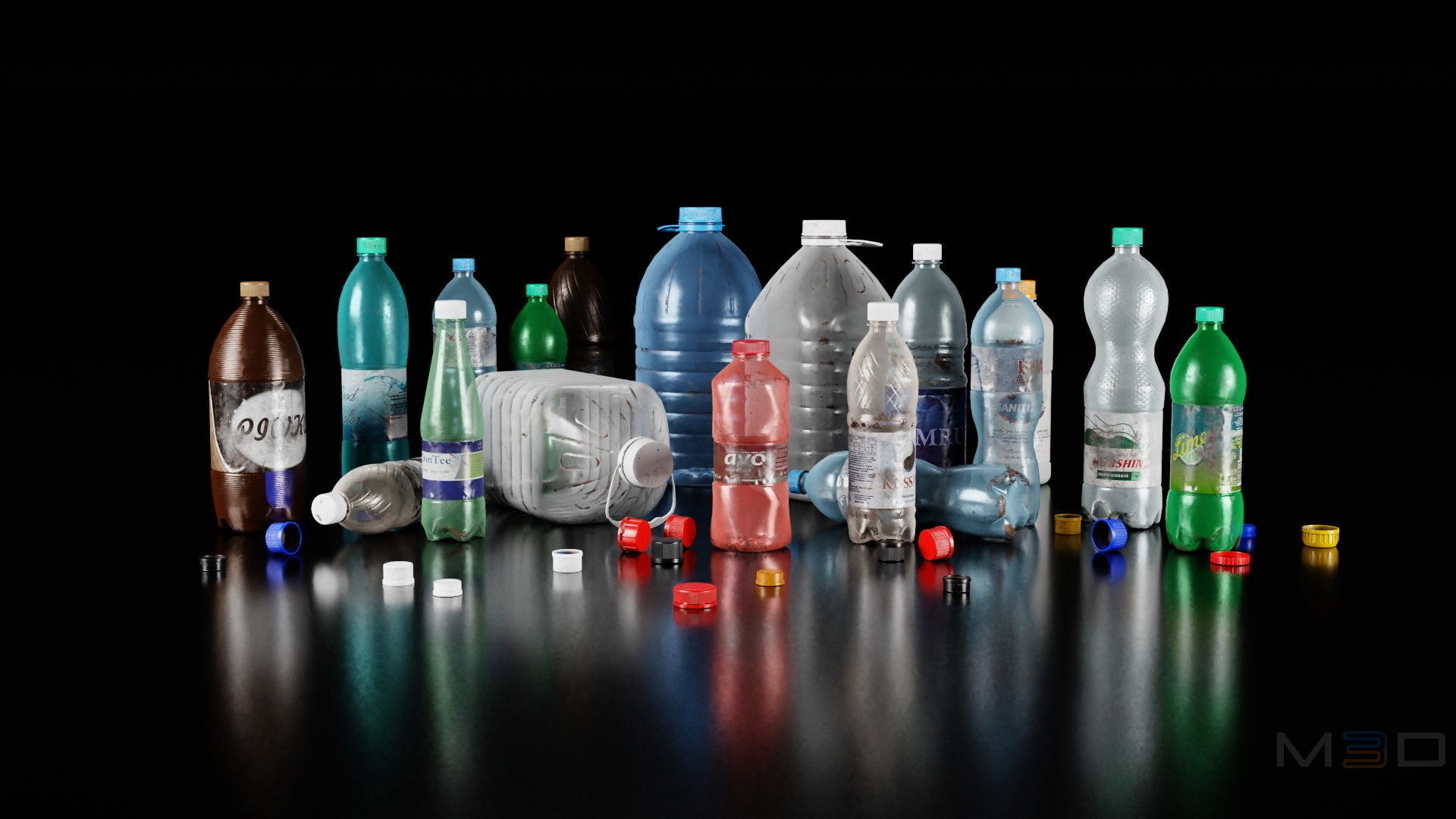 3D model Plastic Containers VR / AR / low-poly | CGTrader