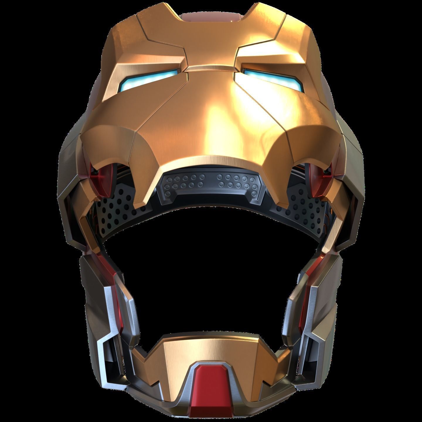 Iron Man mk17 3d print with full inner details and motorization 3D ...