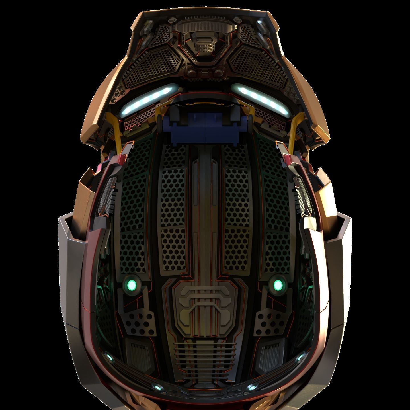 Iron Man mk17 3d print with full inner details and motorization 3D ...