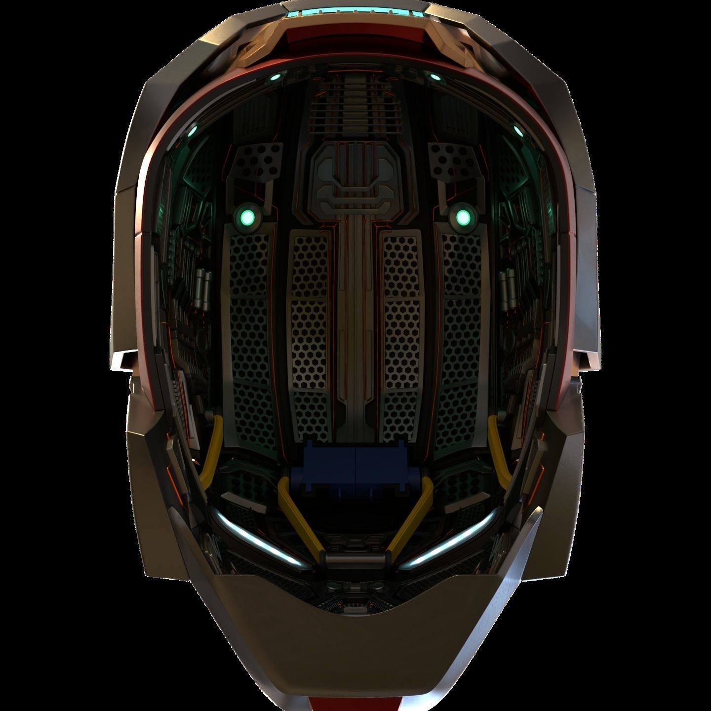 Iron Man mk17 3d print with full inner details and motorization 3D ...