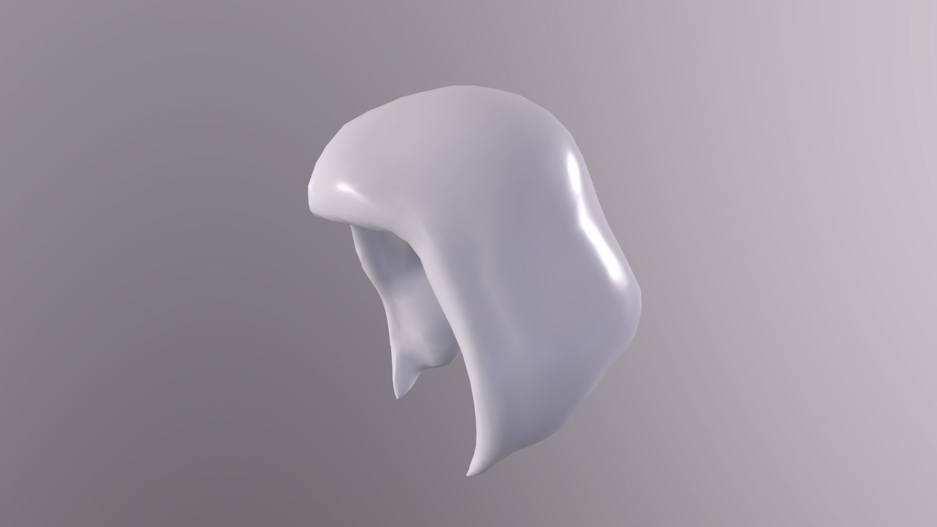 High poly and Low poly HAIR Base Mesh 3D model | CGTrader