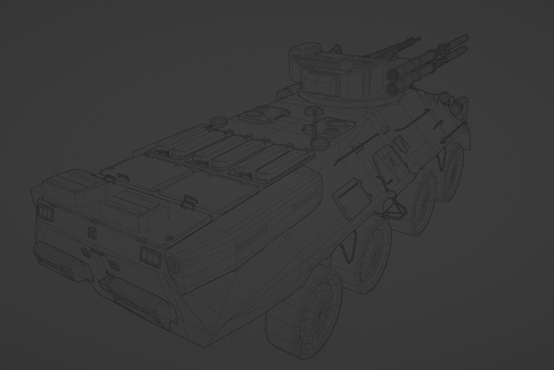 3D model BTR-3E1 armored vehicle VR / AR / low-poly | CGTrader