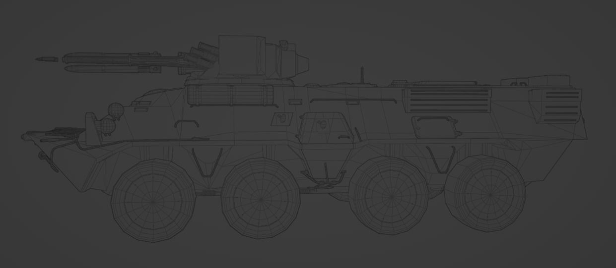 3D model BTR-3E1 armored vehicle VR / AR / low-poly | CGTrader