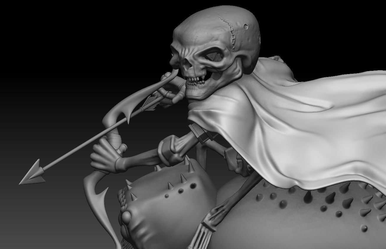 MINECRAFT Skeleton 3D modeling print files 3D model 3D printable | CGTrader