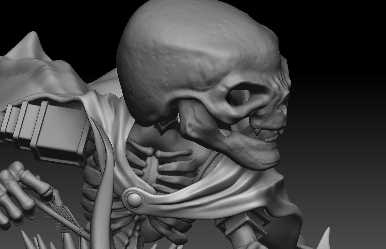 MINECRAFT Skeleton 3D modeling print files 3D model 3D printable | CGTrader