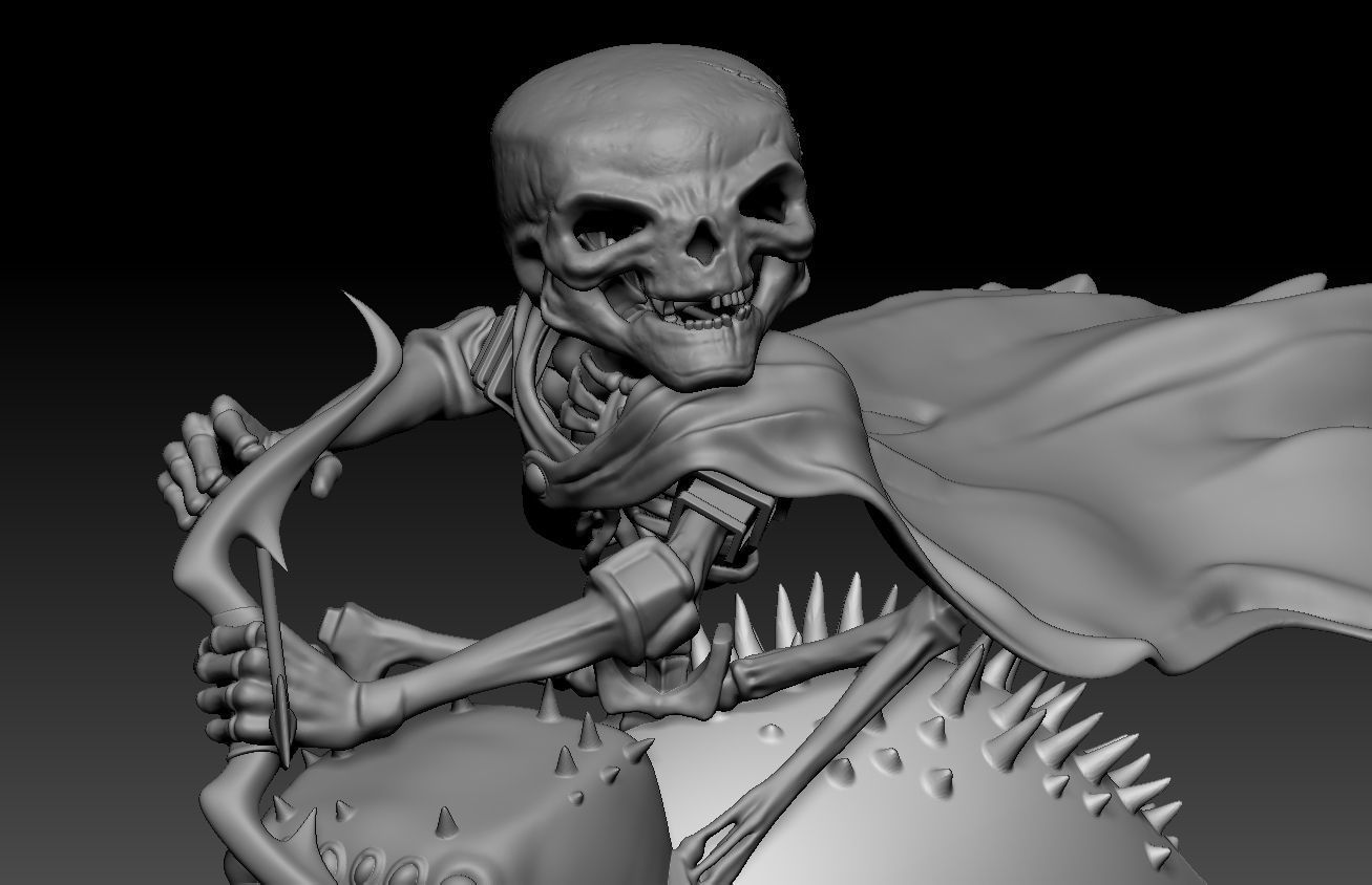 MINECRAFT Skeleton 3D modeling print files 3D model 3D printable | CGTrader