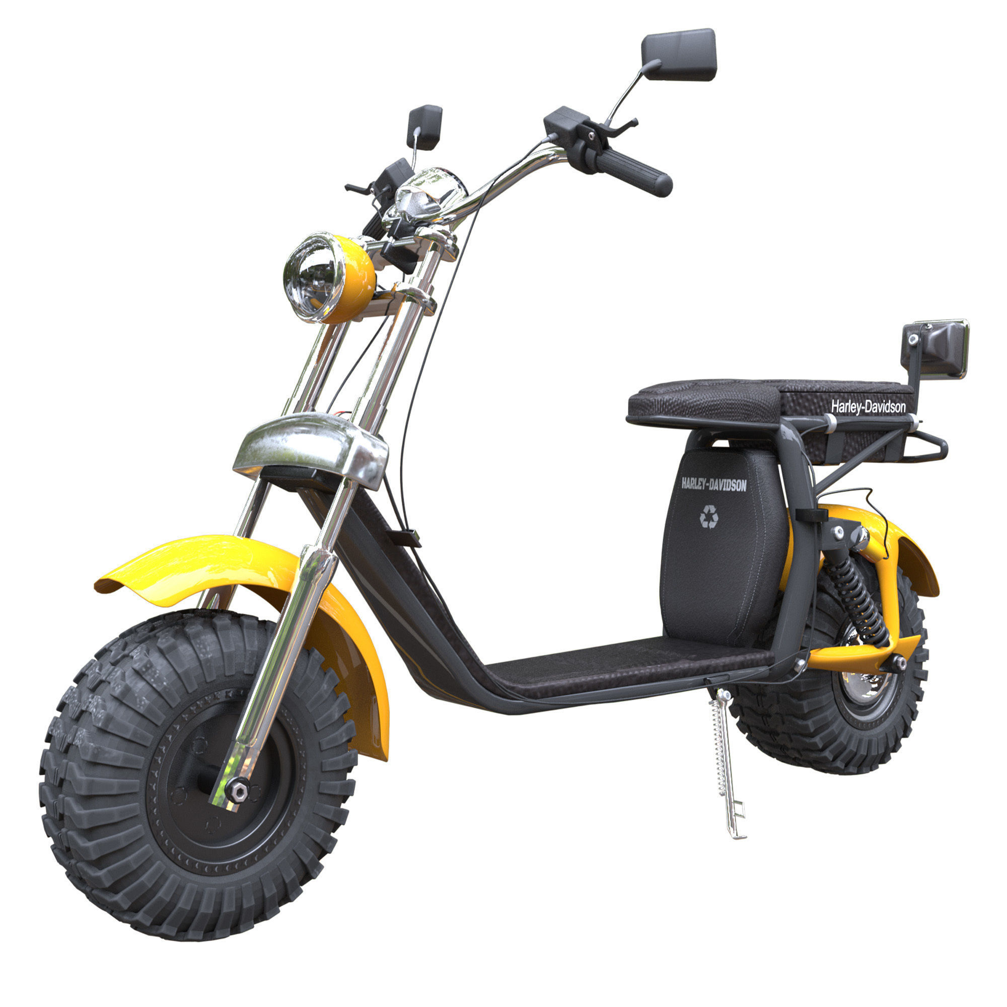 motorcycle harleydavidson 3D model | CGTrader