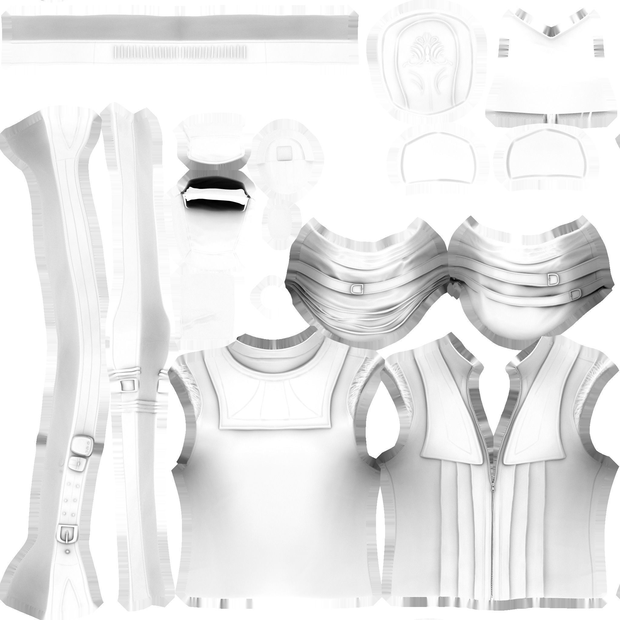 3D model Medieval Fantasy Warrior Shoulder Guard Top VR / AR / low-poly ...