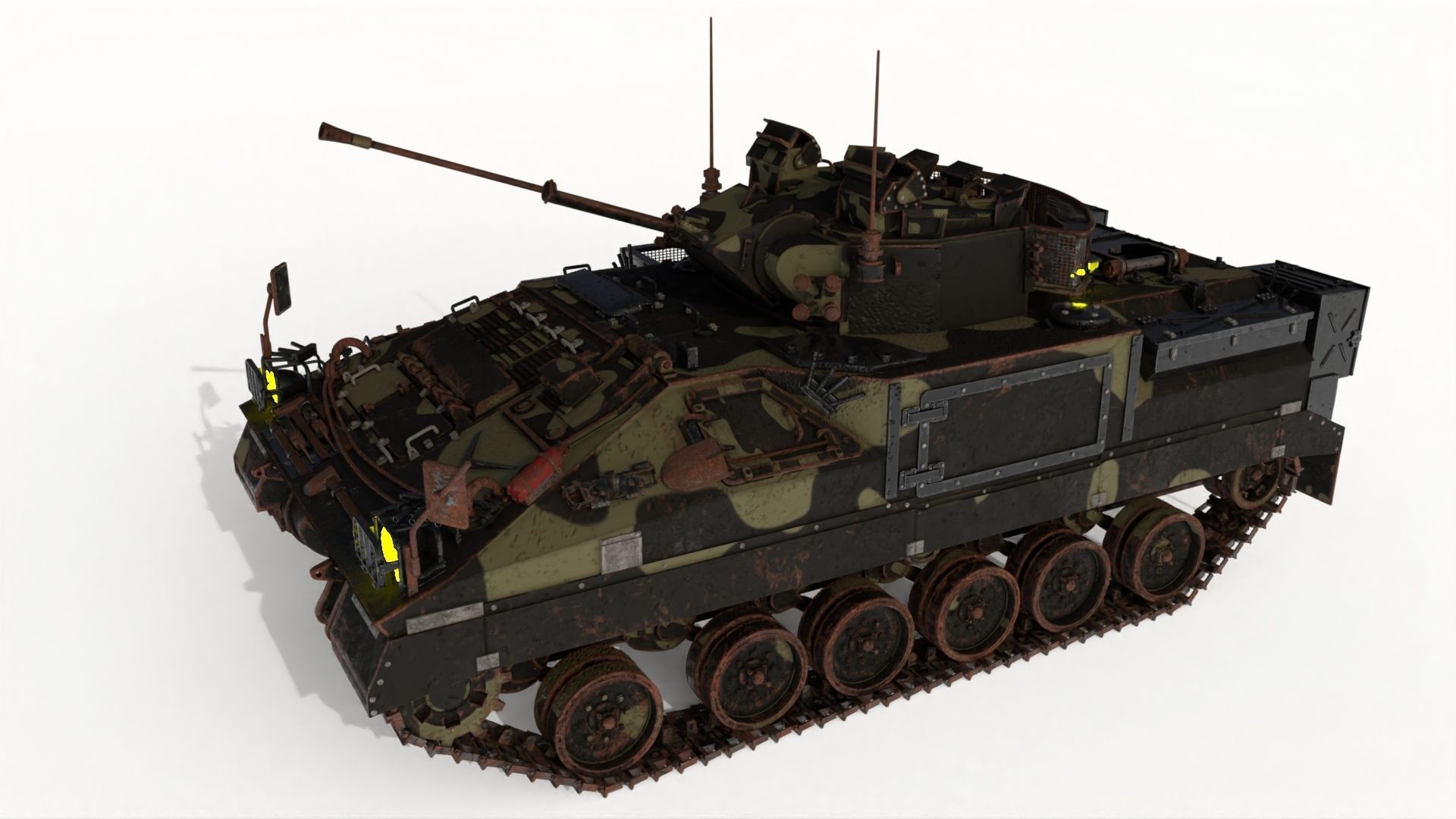 3D model 4K MCV 80 warrior Tracked Mechanised Combat Vehicle in Arnold ...